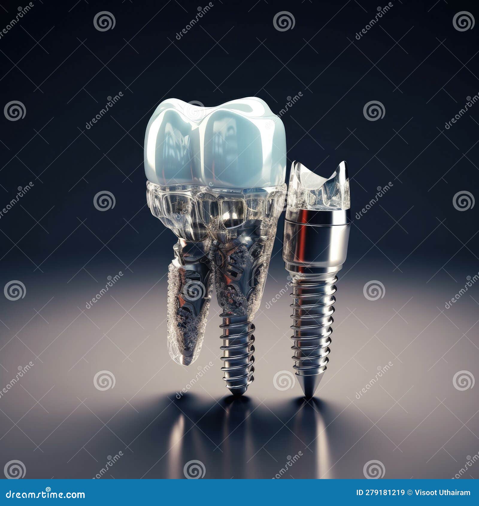 Human Teeth or Dentures,Tooth Human Implant, Dental Concept, AI ...