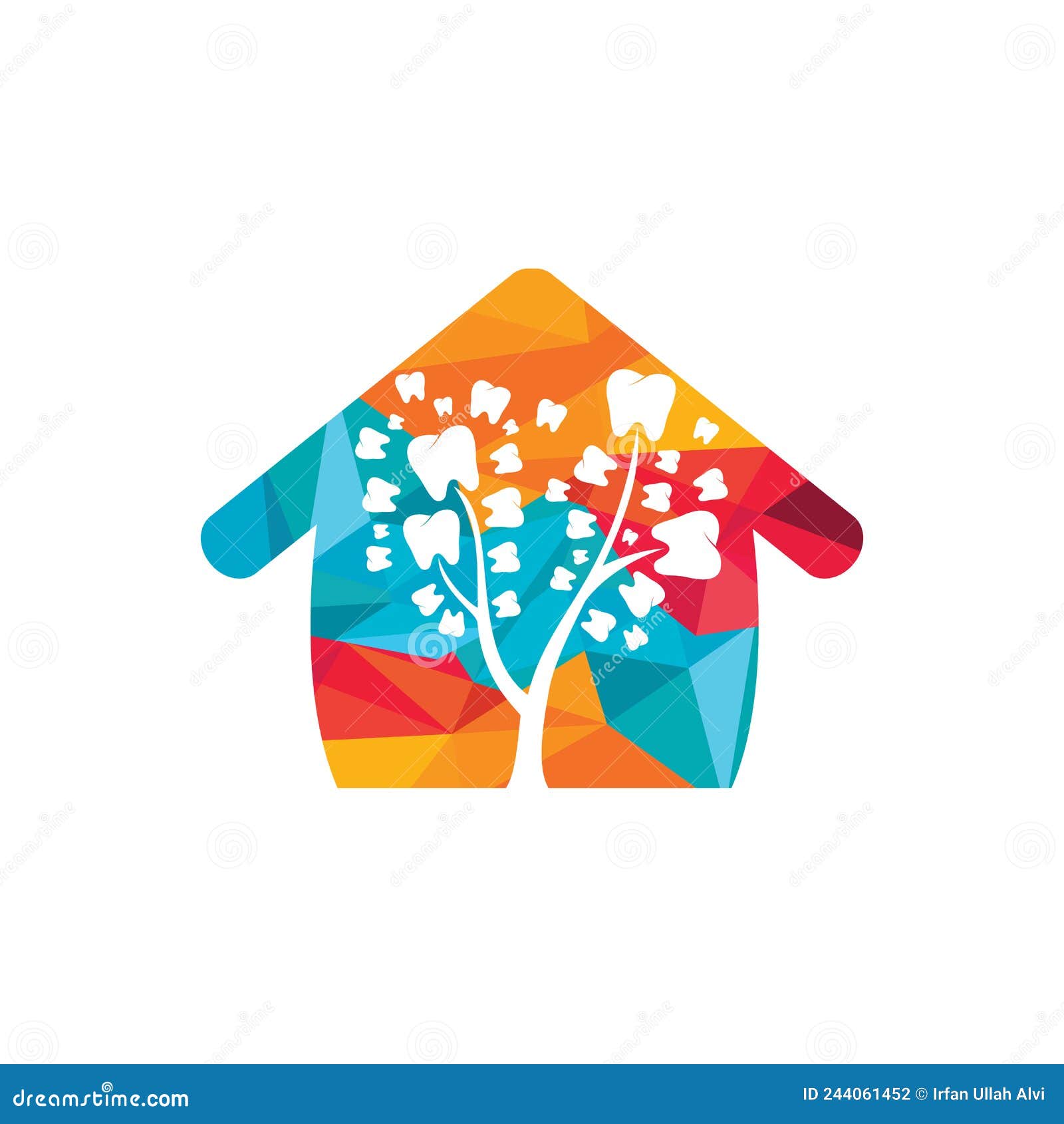 Dental Tree Vector Logo Design Template. Dentrees Vector Logo Template ...