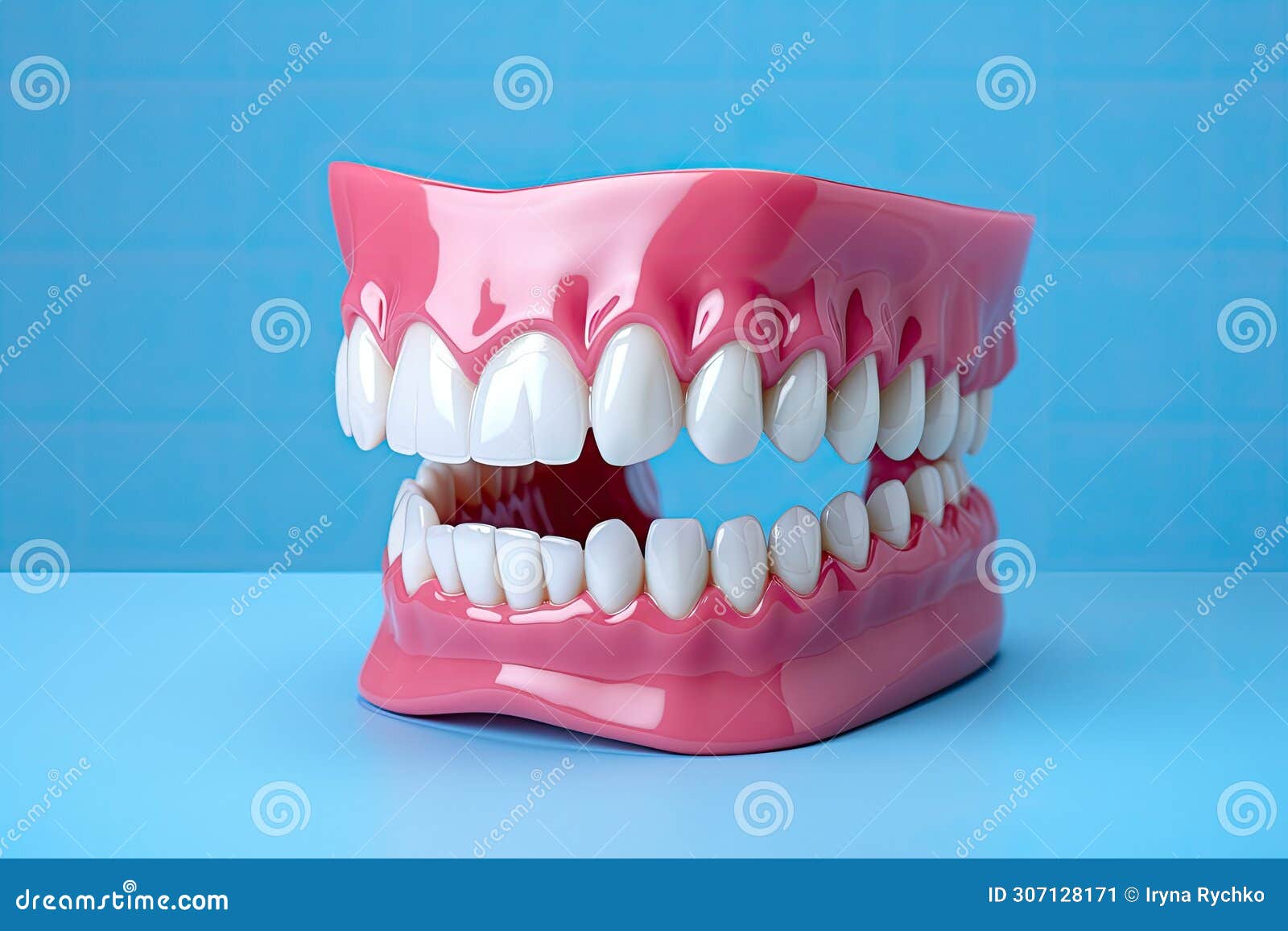 Human teeth, open mouth stock illustration. Illustration of smile ...