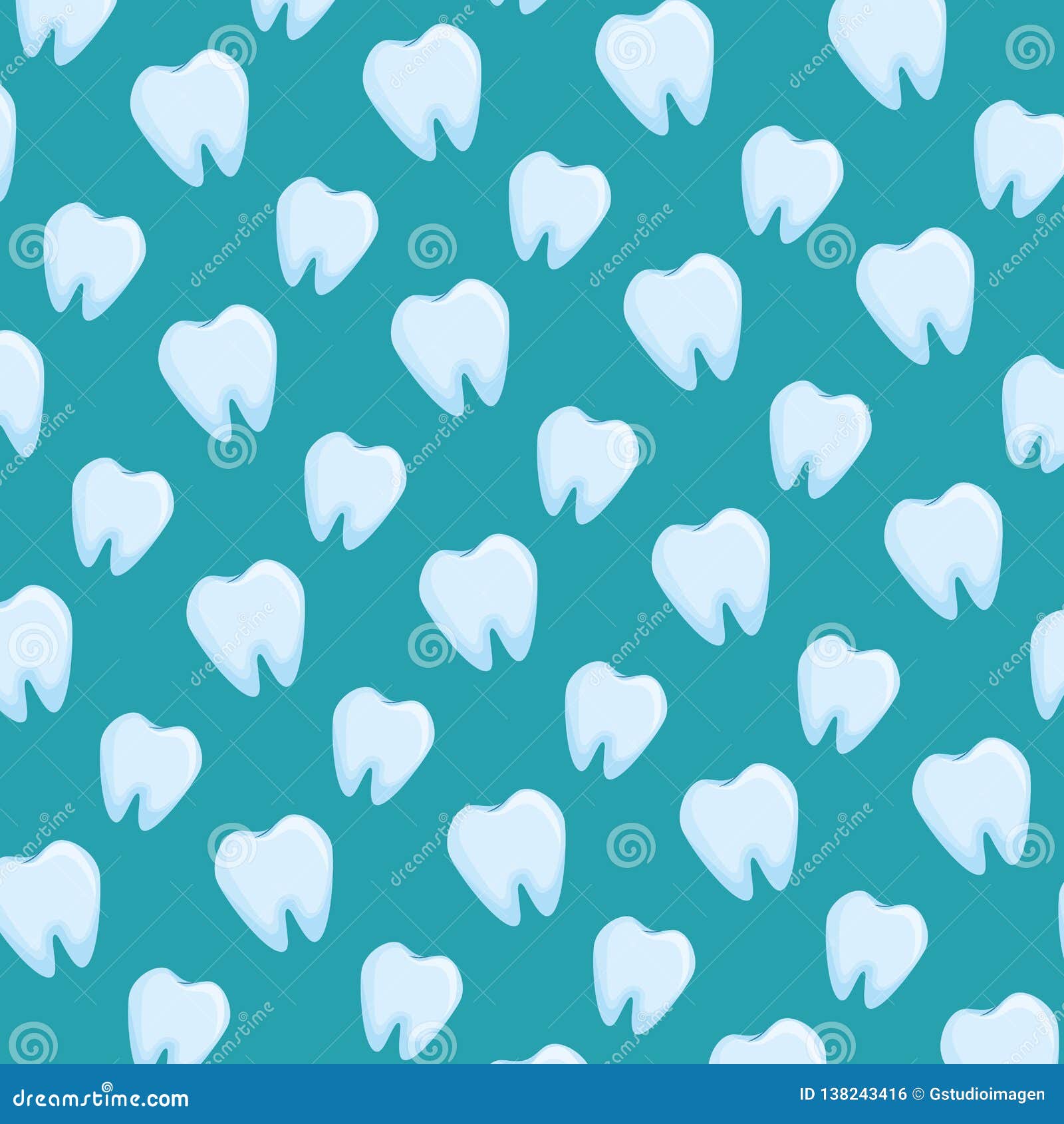 Human Teeth Pattern Background Stock Vector - Illustration of whitening ...