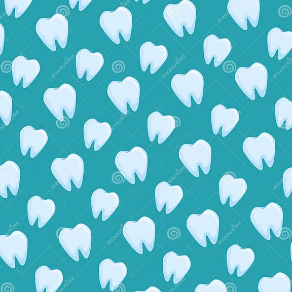 Human Teeth Pattern Background Stock Vector - Illustration of whitening ...