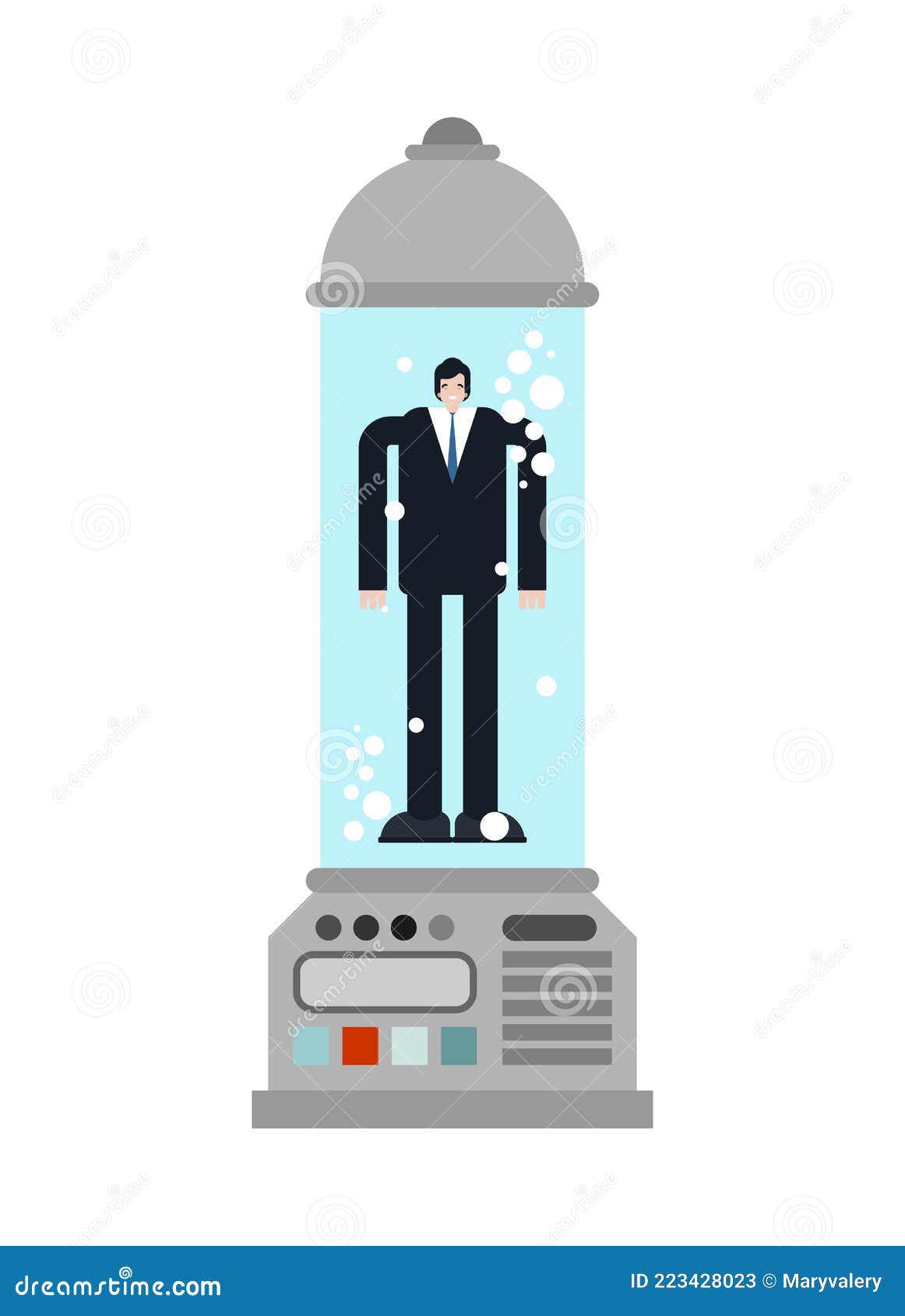 Human Teleportation Technology Hand Drawn Outline Doodle Icon. Cartoon ...