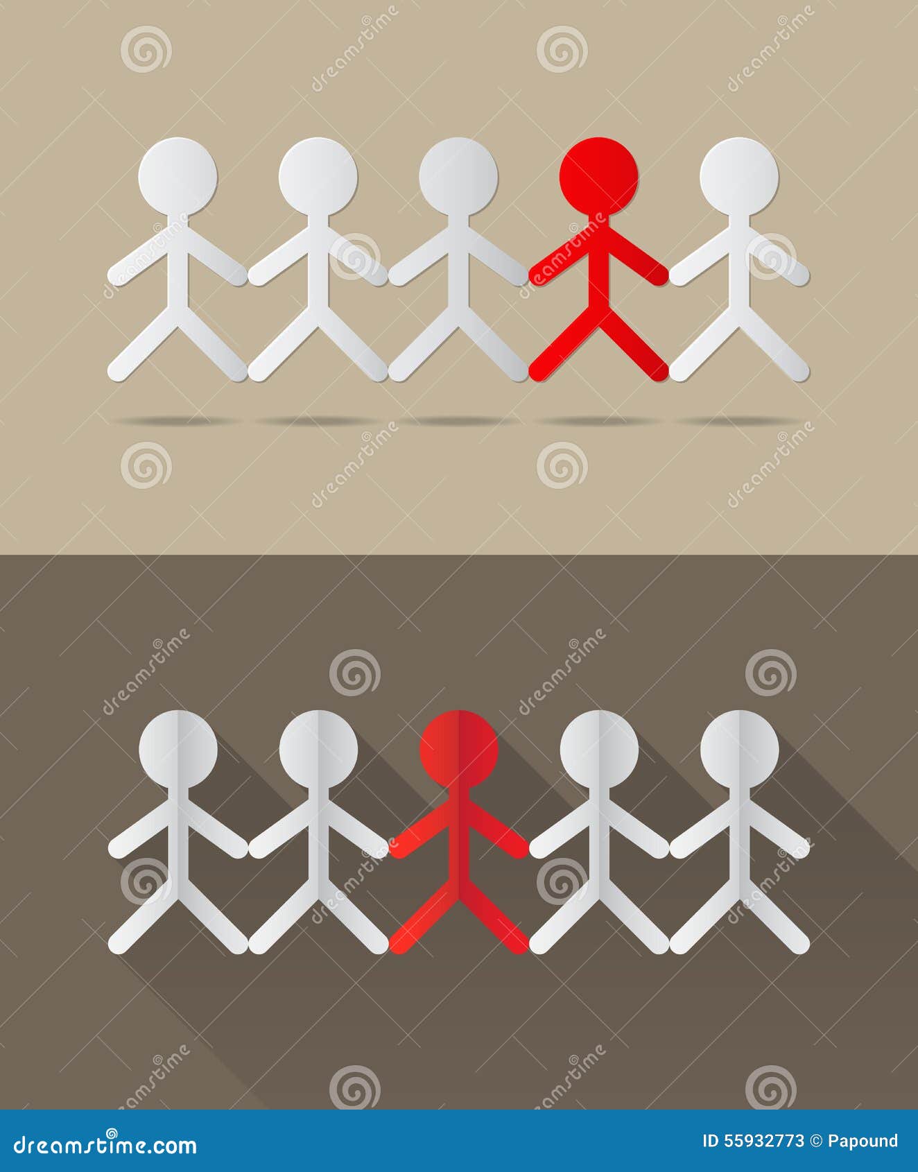 Human together concept stock vector. Illustration of group - 55932773