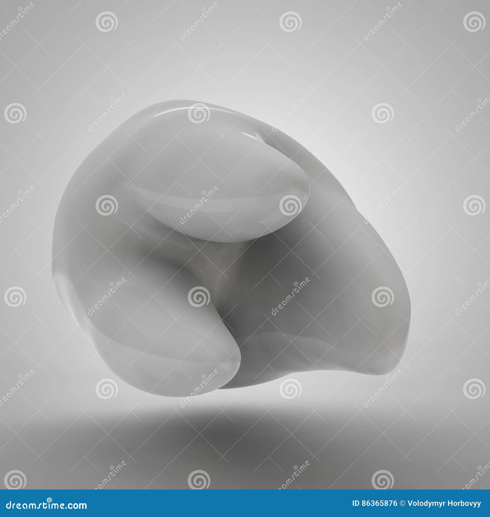 Human tooth 3D render stock illustration. Illustration of biology ...