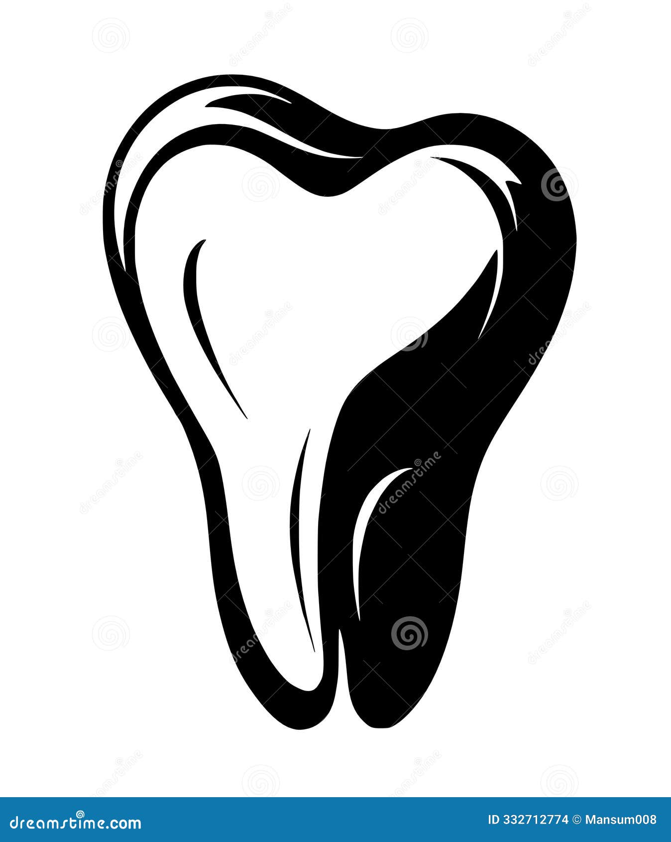 Human Tooth Logo Design. Dental Care Logo Design Template Stock ...
