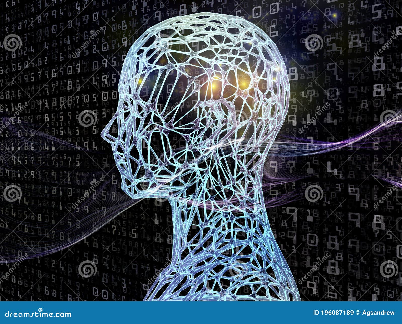 Human Topology stock illustration. Illustration of mind - 196087189