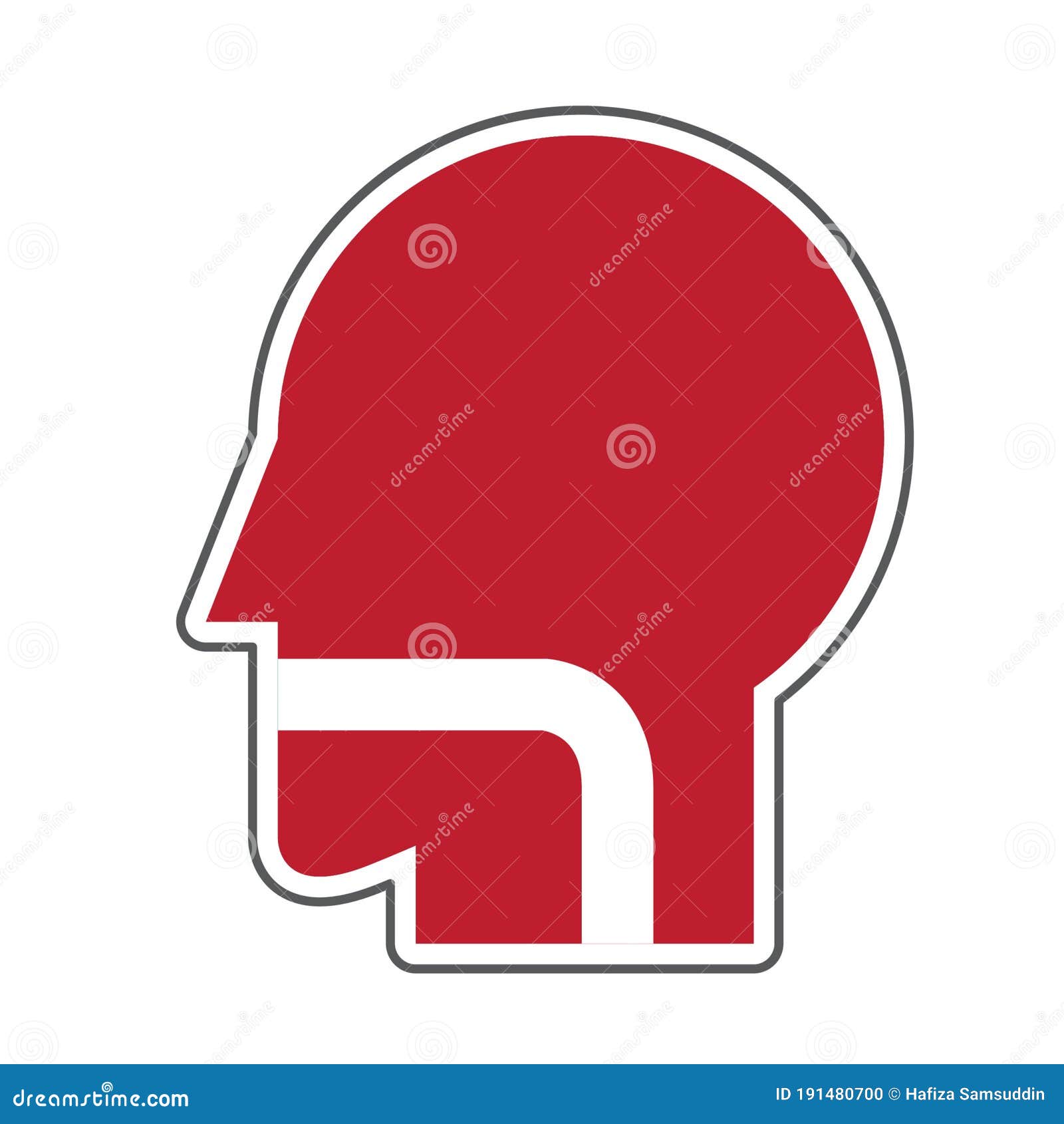 Human Trachea. Vector Illustration Decorative Design Stock Vector ...