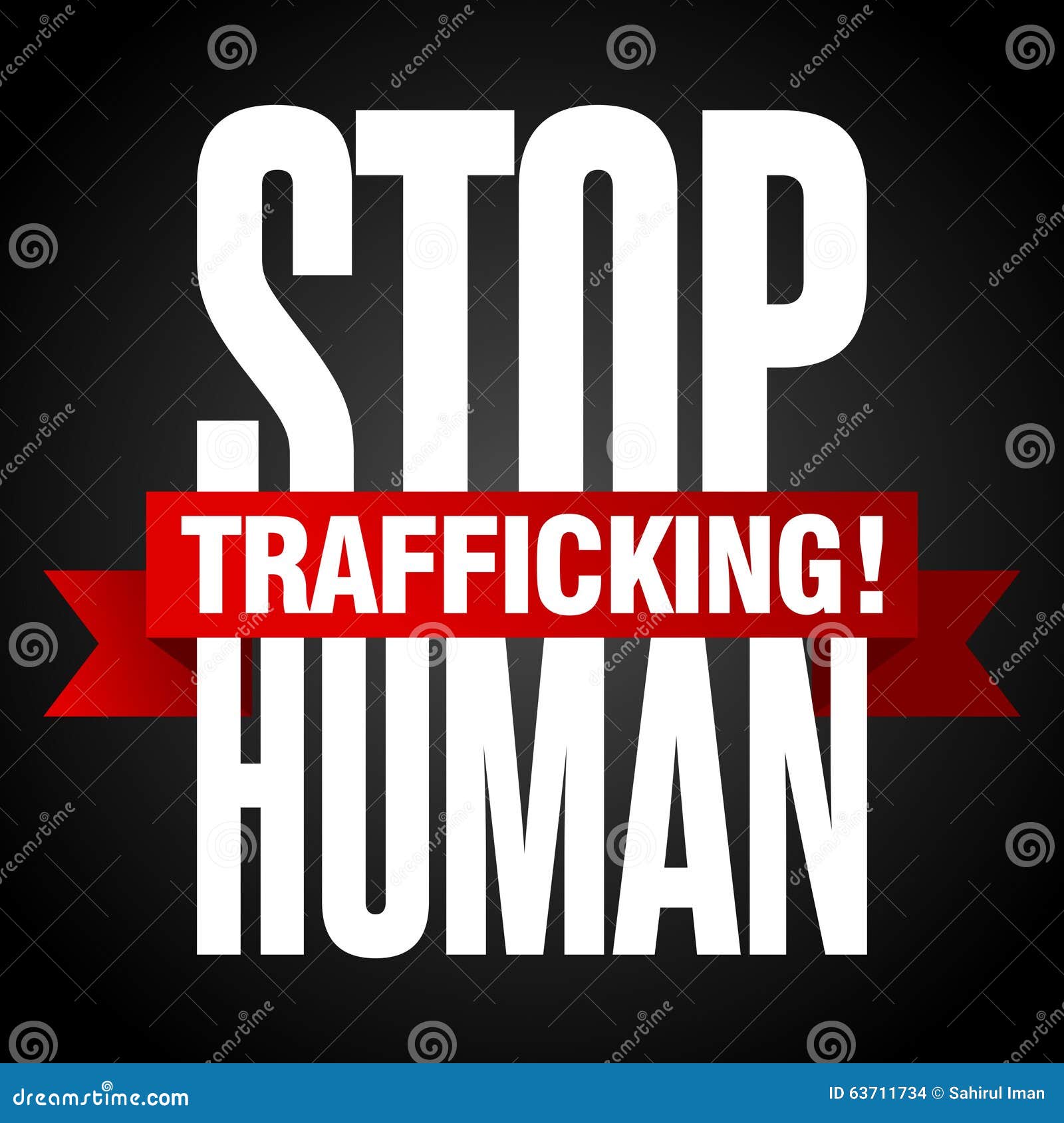 Human Trafficking Vector Template Stock Vector - Illustration of person ...