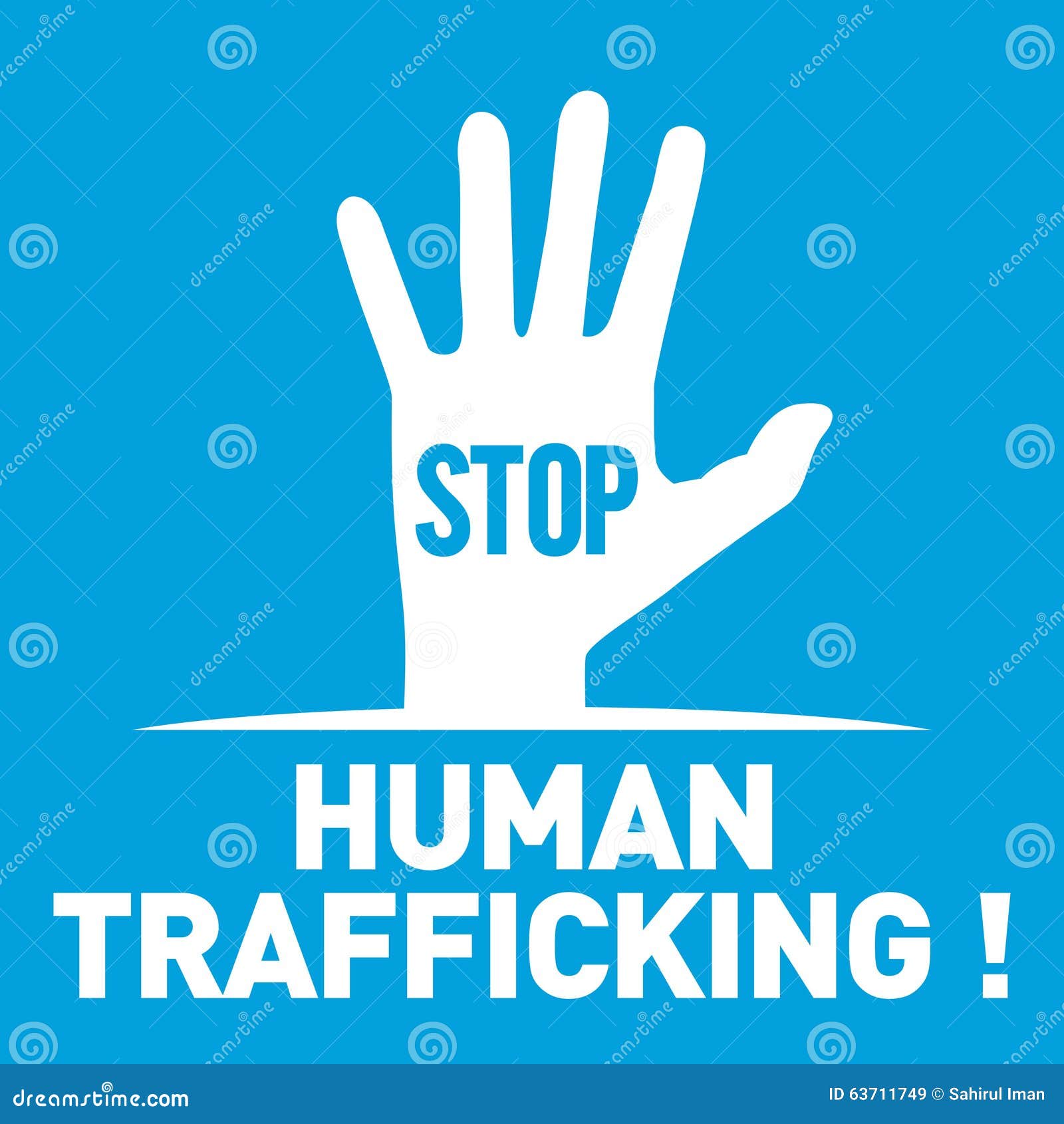 Human Trafficking Vector Template Stock Vector - Illustration of civil ...