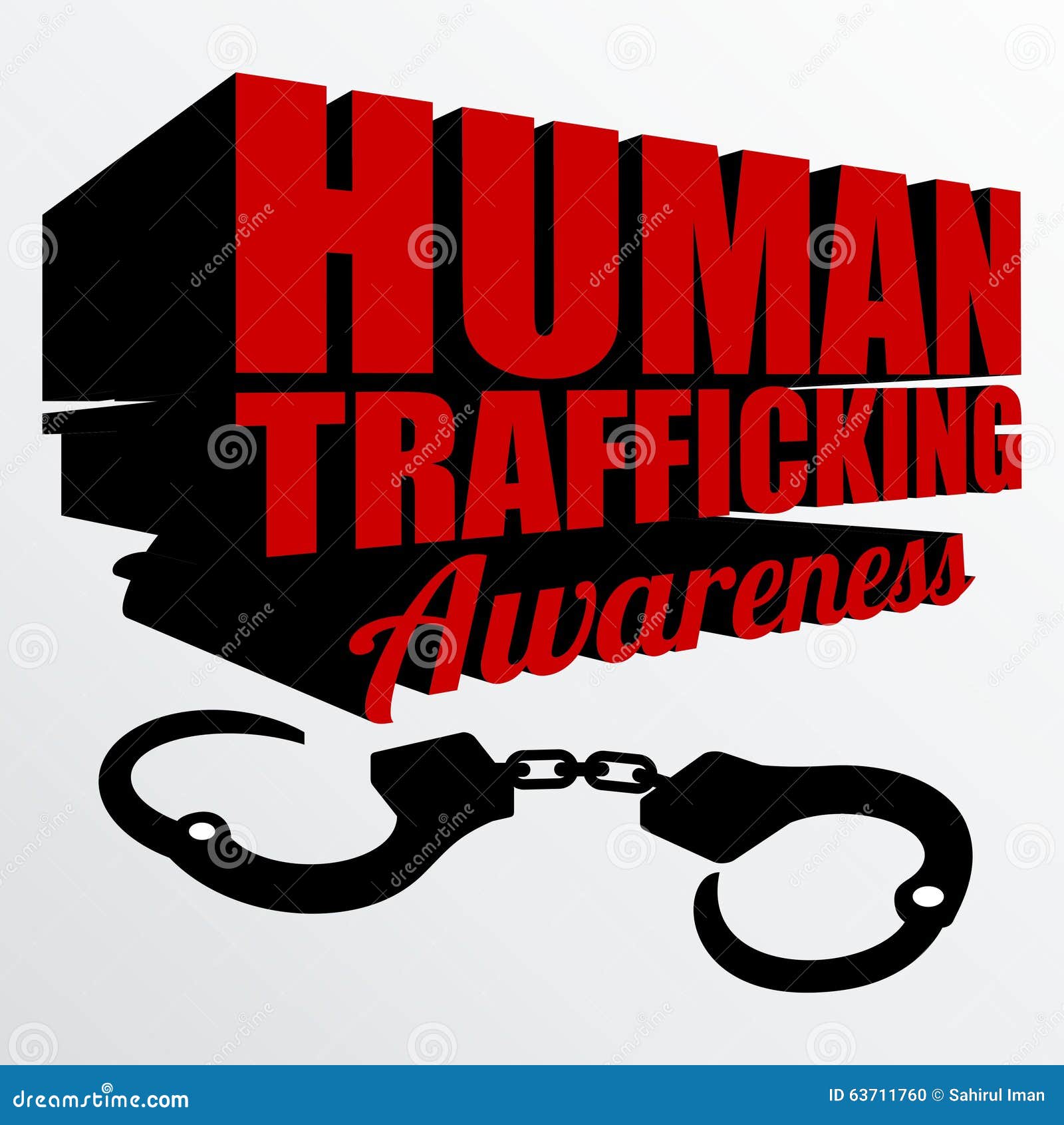 Human Trafficking Vector Template Stock Vector - Illustration of crime ...