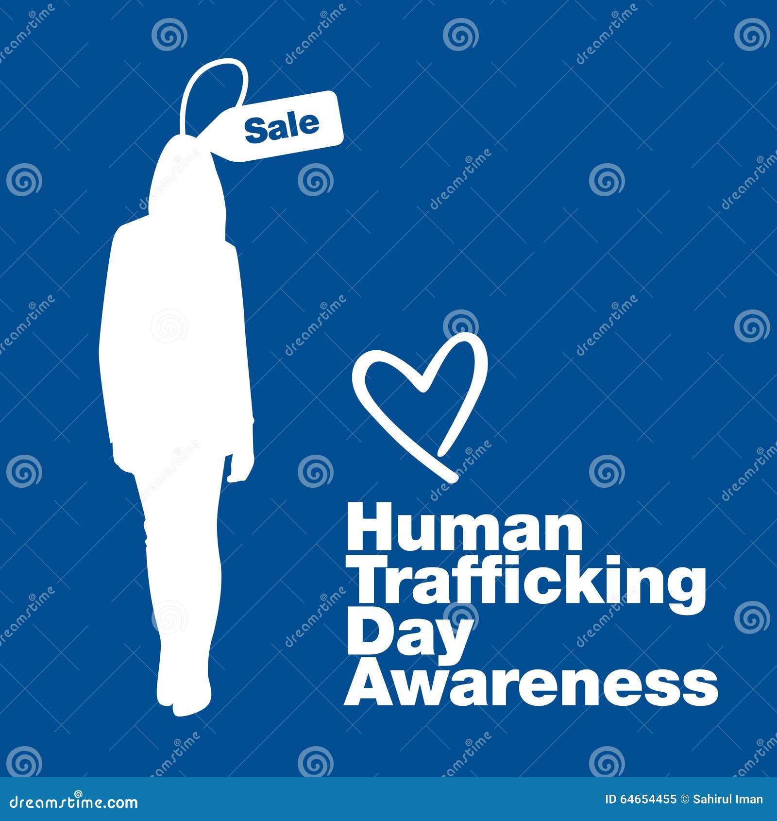 Human Trafficking Vector Template Stock Illustration - Illustration of ...