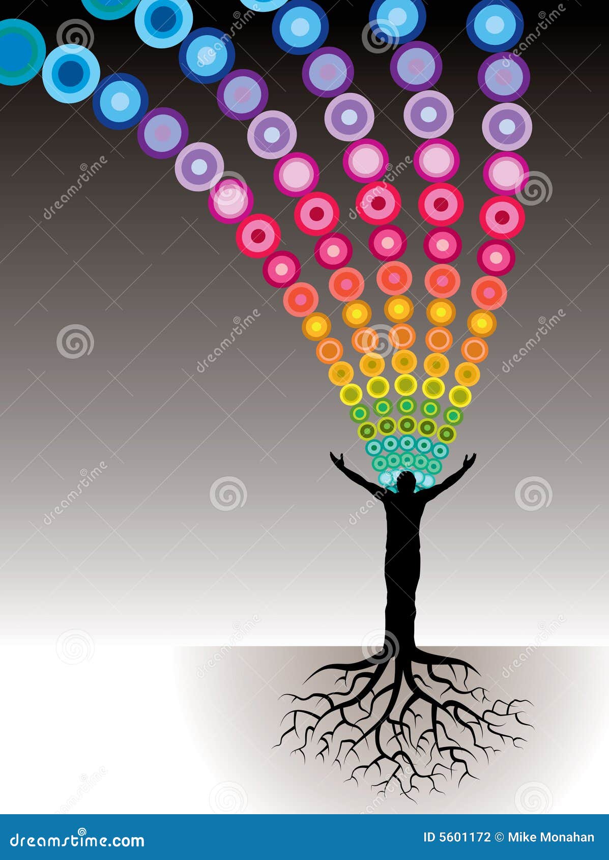 Human Tree Colors stock vector. Illustration of graphics - 5601172