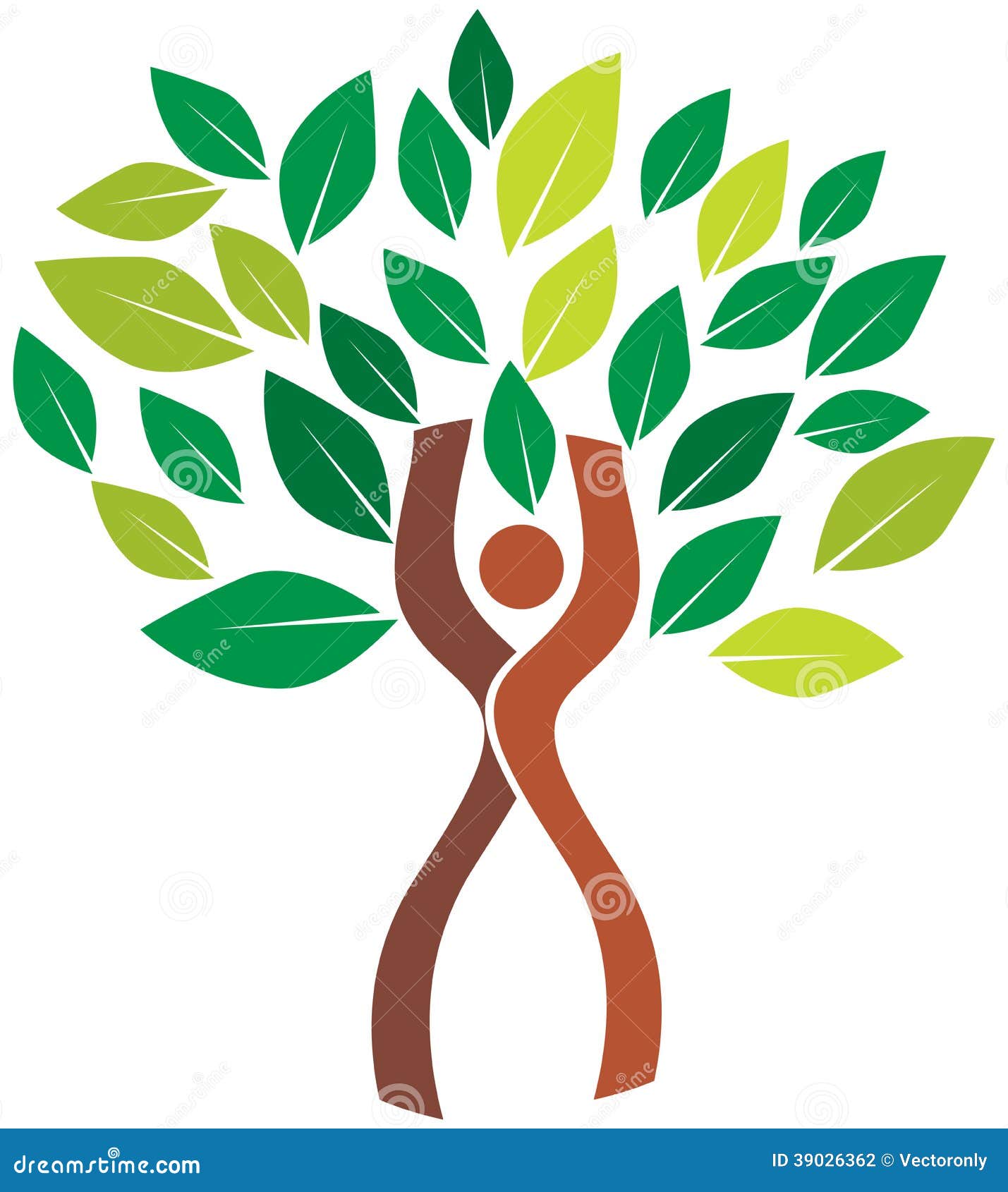 Human Tree Logo Concept Design. Symbol Graphic Template Element Cartoon ...