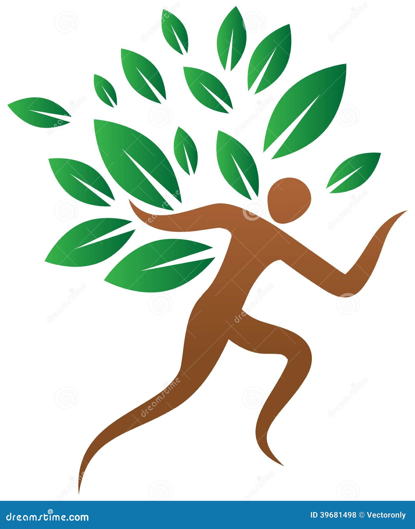 Human tree stock vector. Illustration of environment - 39681498