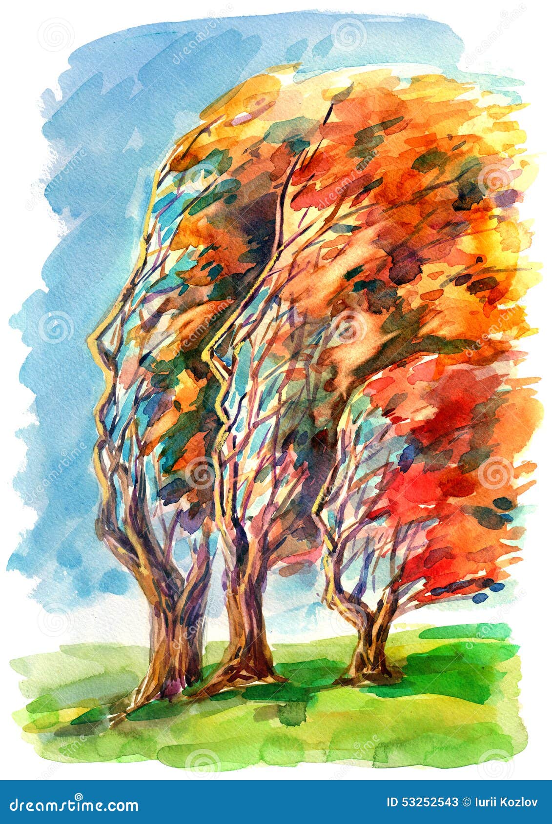 Human Trees Royalty-Free Stock Photography | CartoonDealer.com #53252543