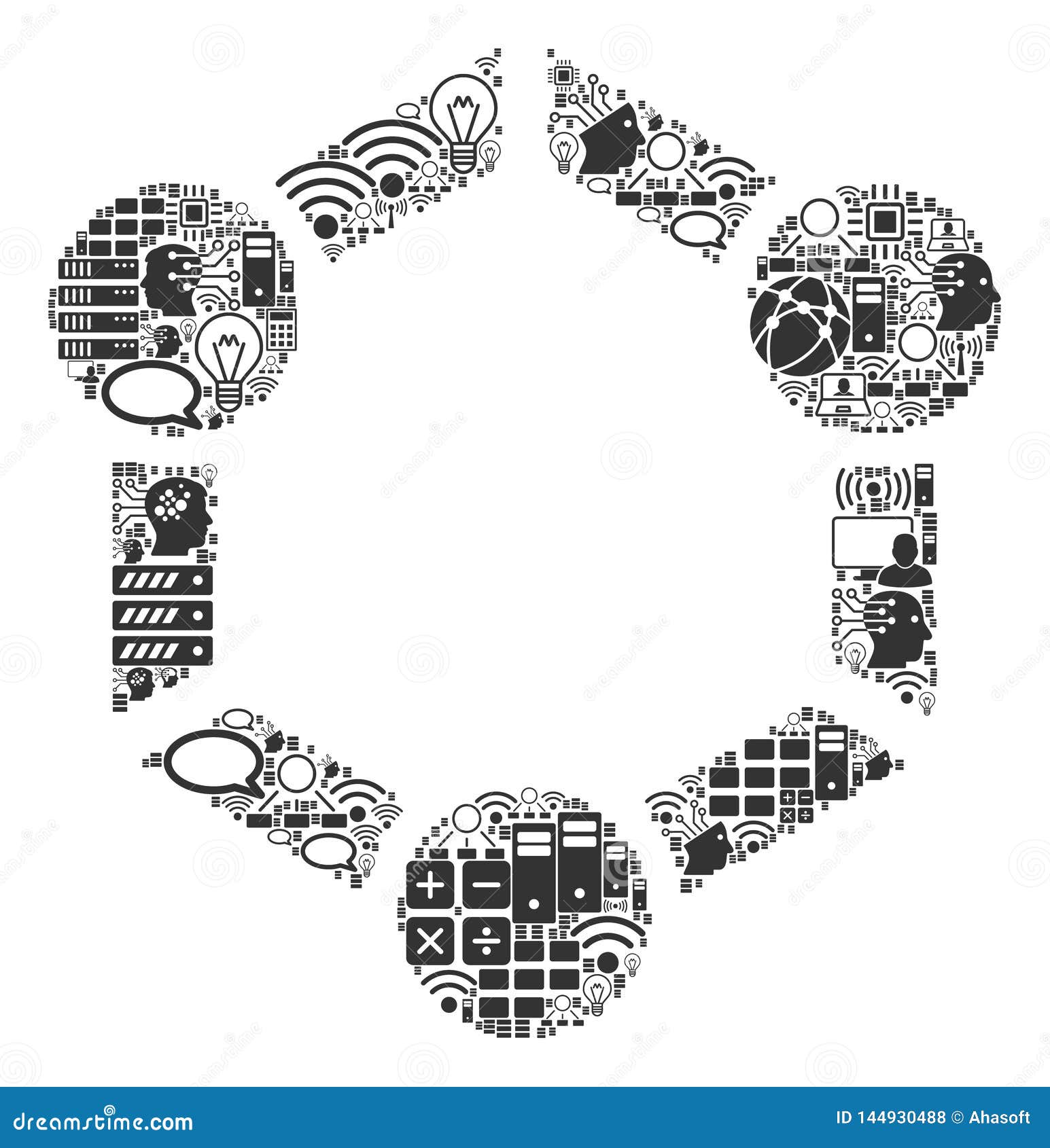 Human Union Composition Icon for BigData and Computing Stock Vector ... Human Union Composition Icon for BigData and Computing Stock Vector ...