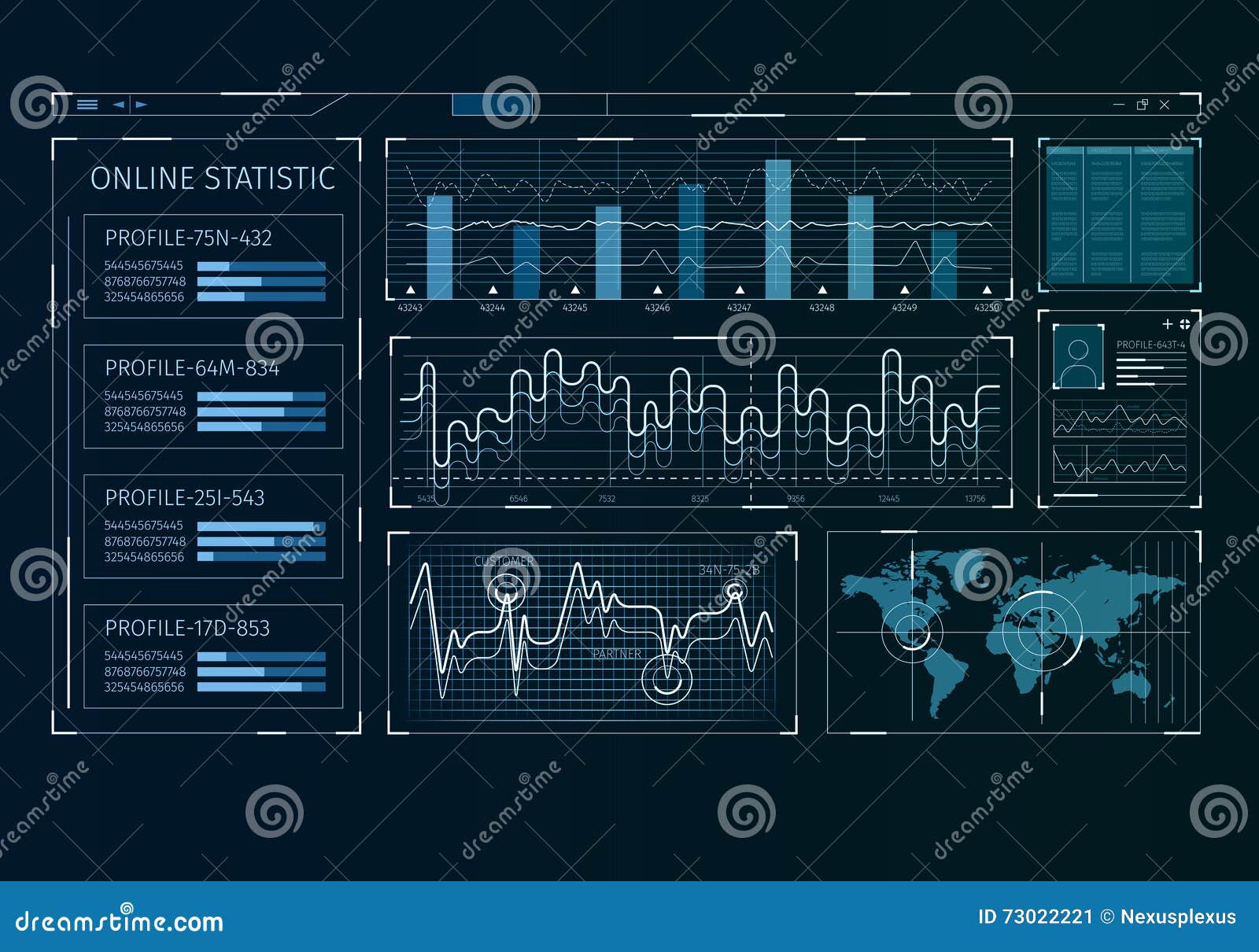 Human user display stock illustration. Illustration of element - 73022221