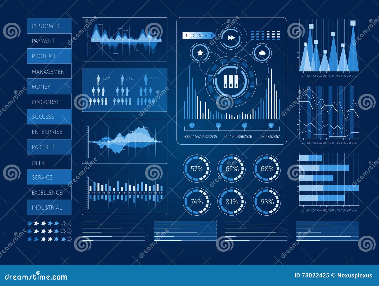 Human user display stock illustration. Illustration of innovation ...