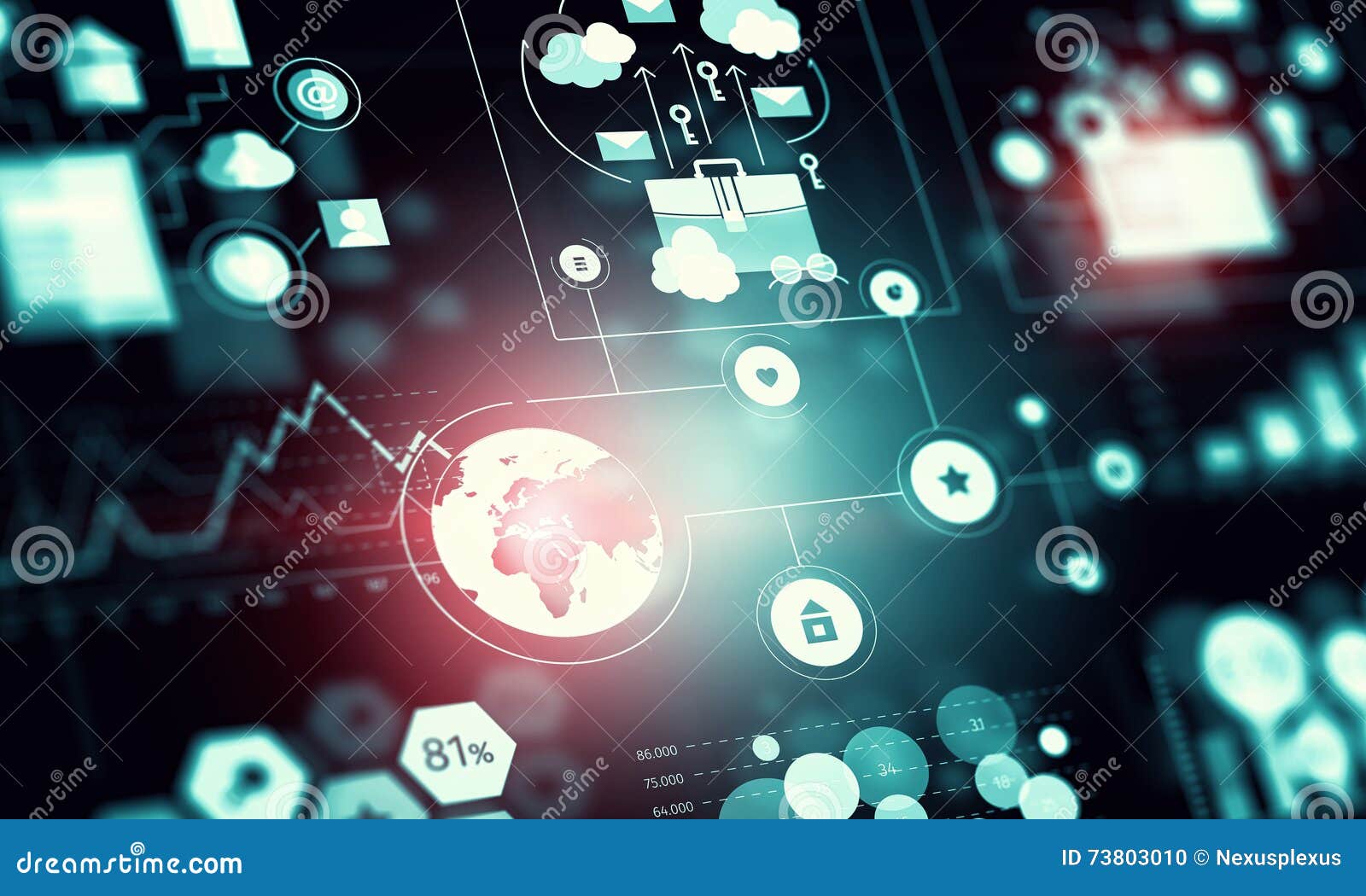 Human user display stock photo. Image of business, modern - 73803010