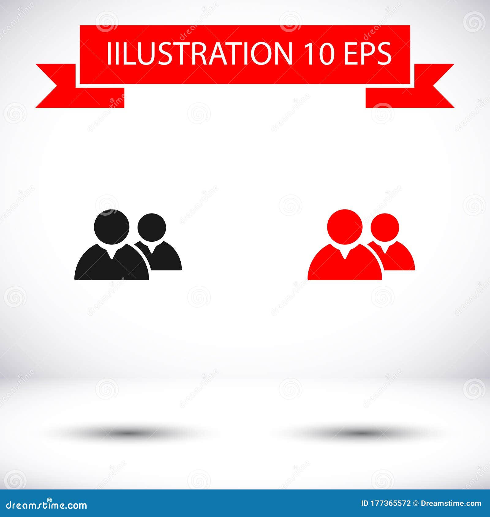 Human Vector Icon , Lorem Ipsum Flat Design Stock Vector - Illustration ...