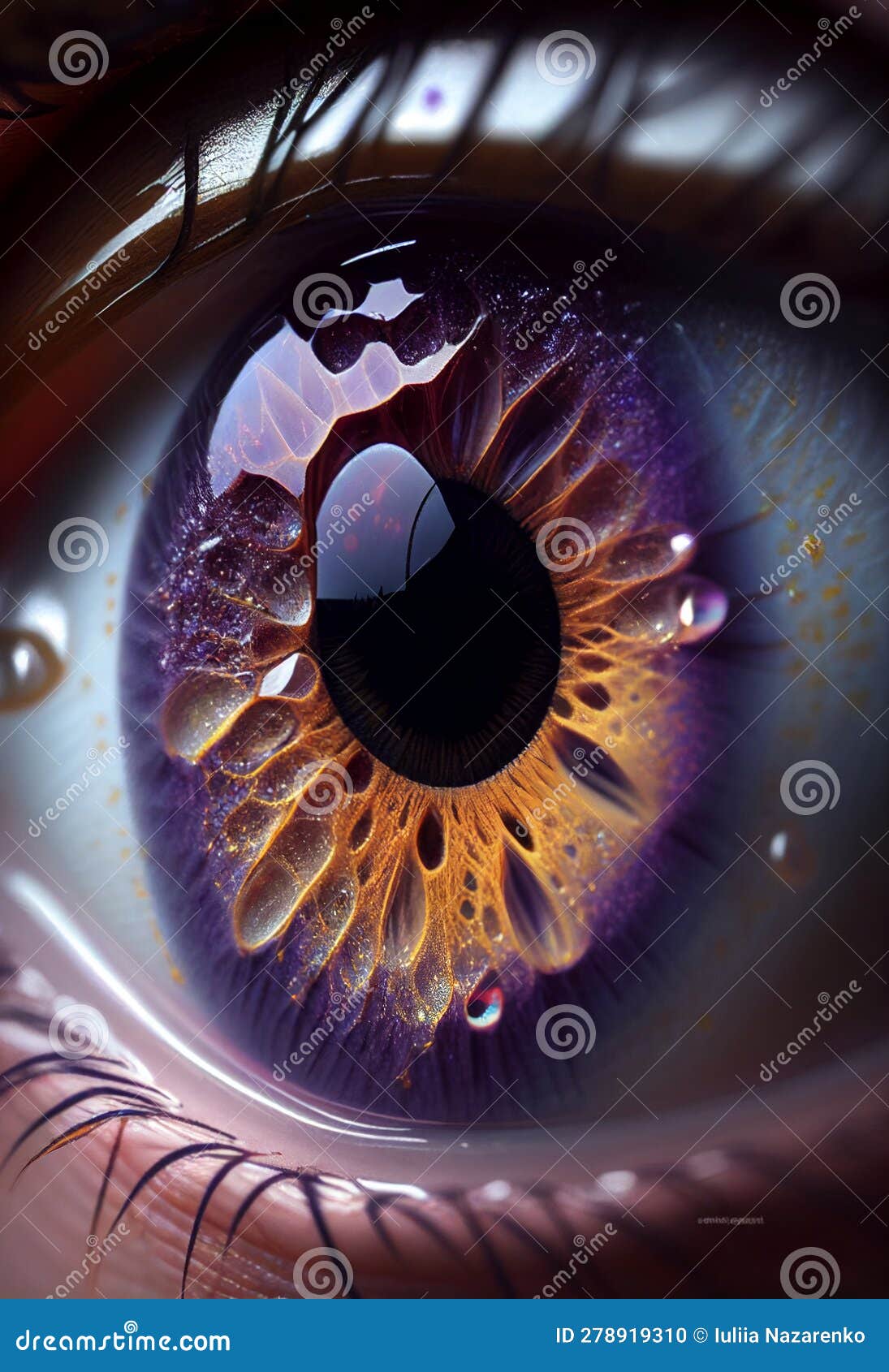 How Human Eye See Violet Surface Infographic Diagram Physics Mechanics ...