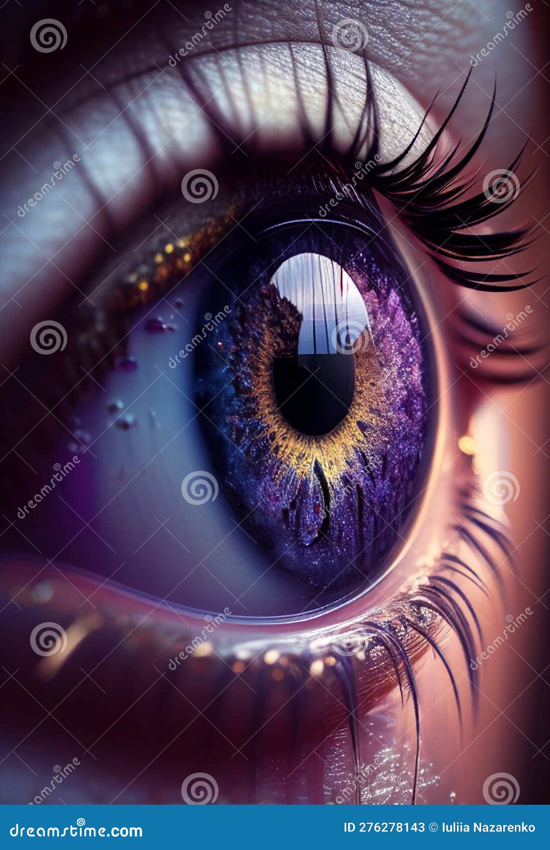 How Human Eye See Violet Surface Infographic Diagram Physics Mechanics ...