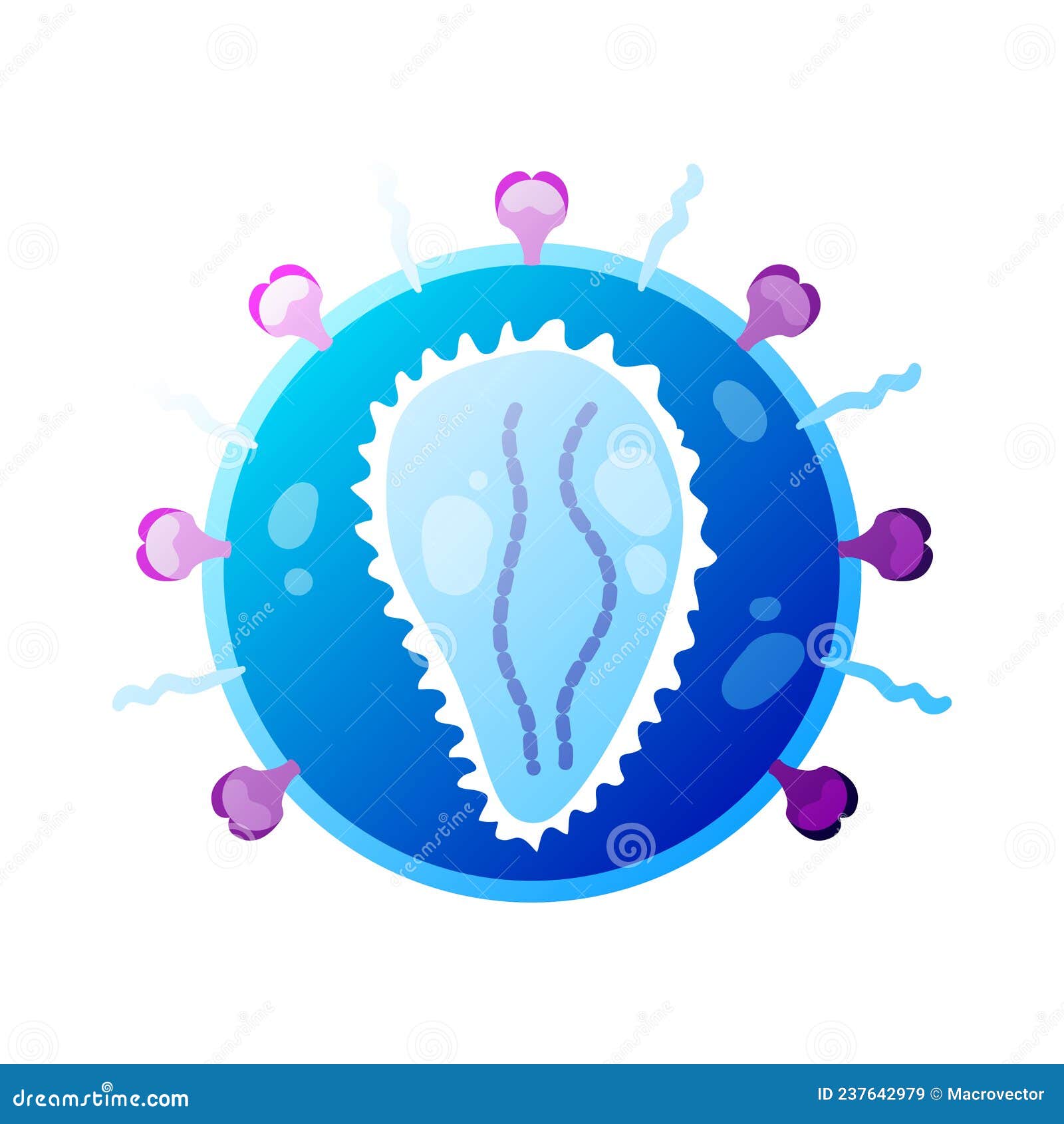 HIV Color Virus Composition Stock Vector - Illustration of epidemic ...