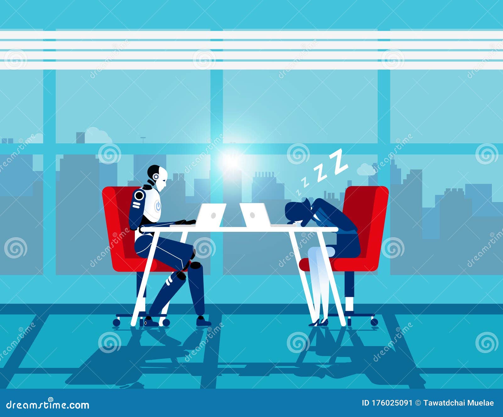 Robots And Humans Linear Icon. Modern Outline Robots And Humans Vector ... Robots And Humans Linear Icon. Modern Outline Robots And Humans Vector ...