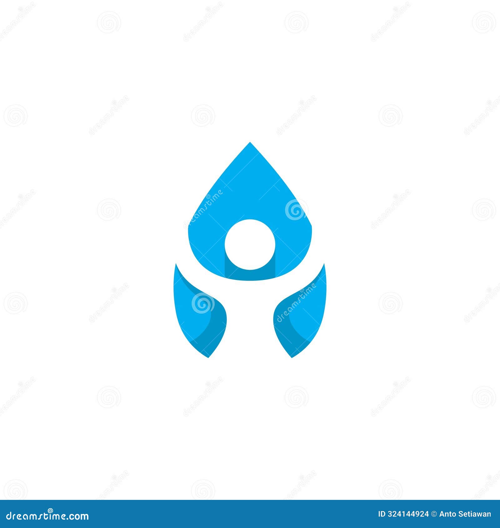 Human Water Logo Vector. Health Care Water Icon Stock Illustration ...