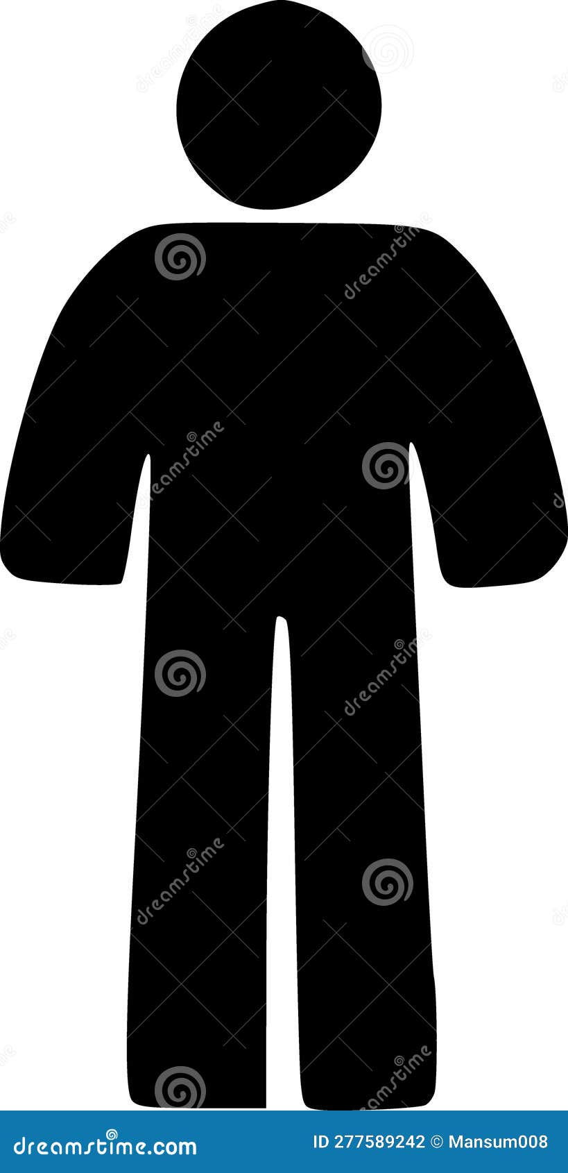 Human. Web Icon Simple Illustration Stock Illustration - Illustration ...