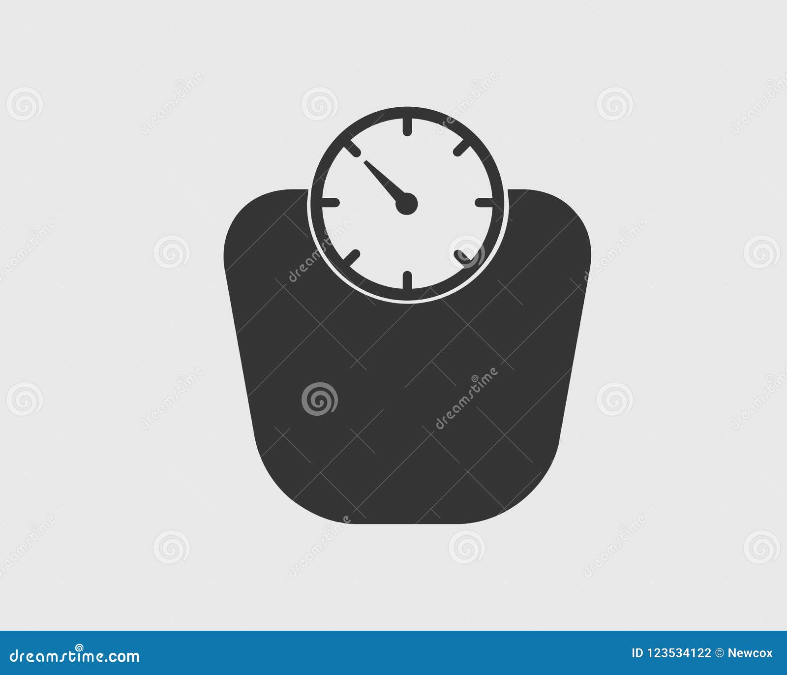 Human Weight scale icon stock vector. Illustration of kilogram - 123534122