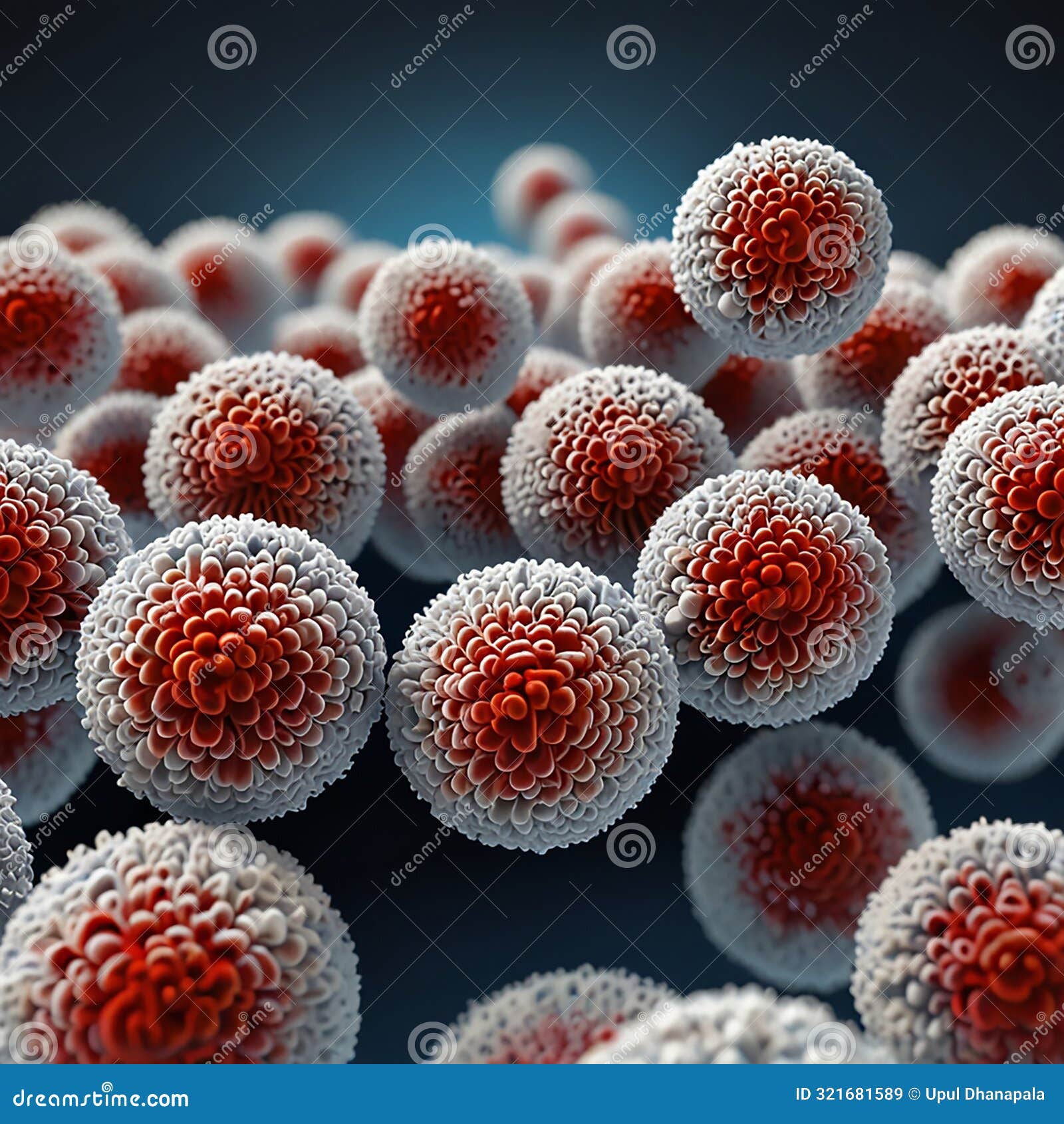 White Blood Cells in Blood Stream, 3D Illustration Stock Illustration ...