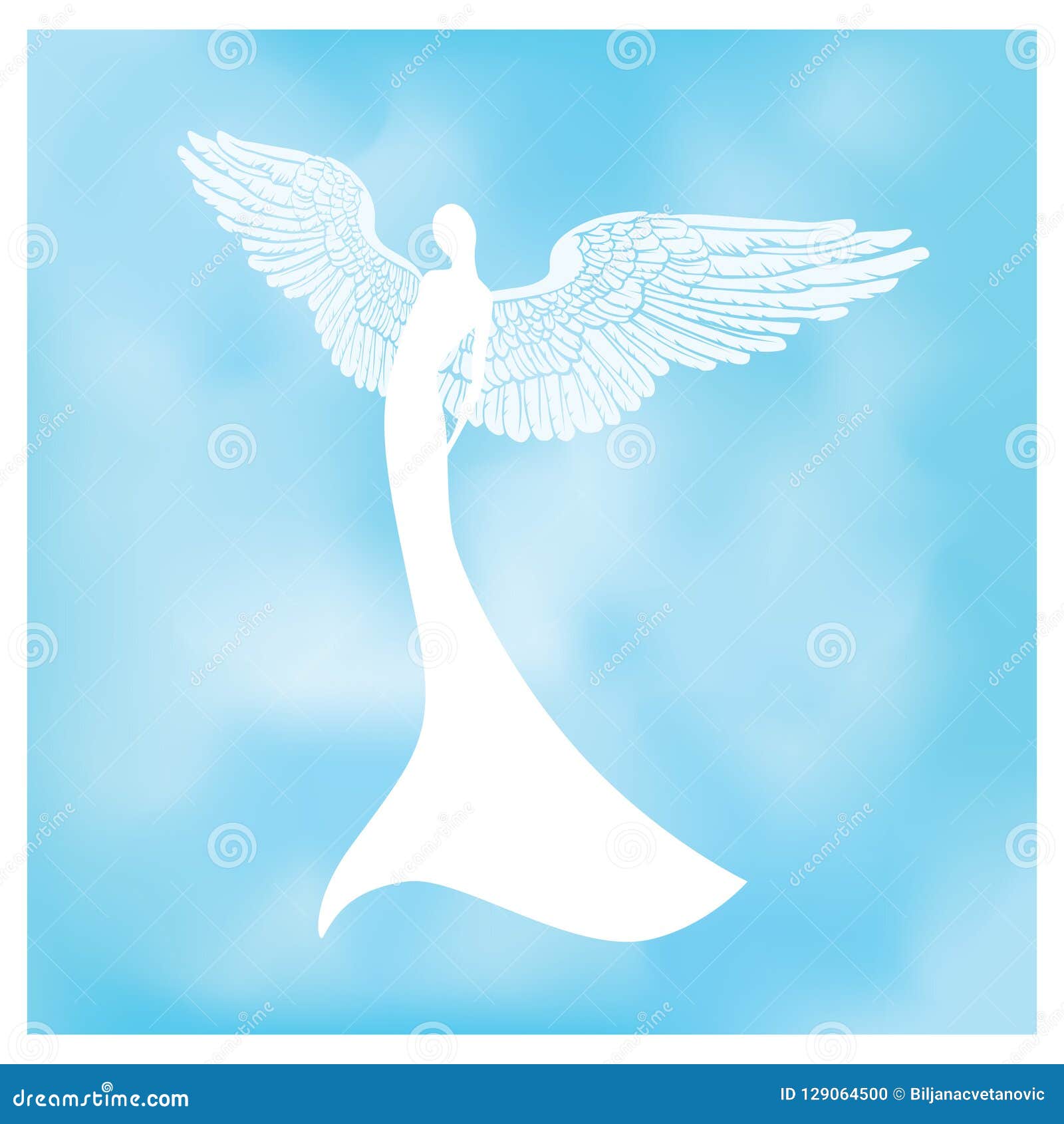 Human Wings Vector Illustration | CartoonDealer.com #111082828