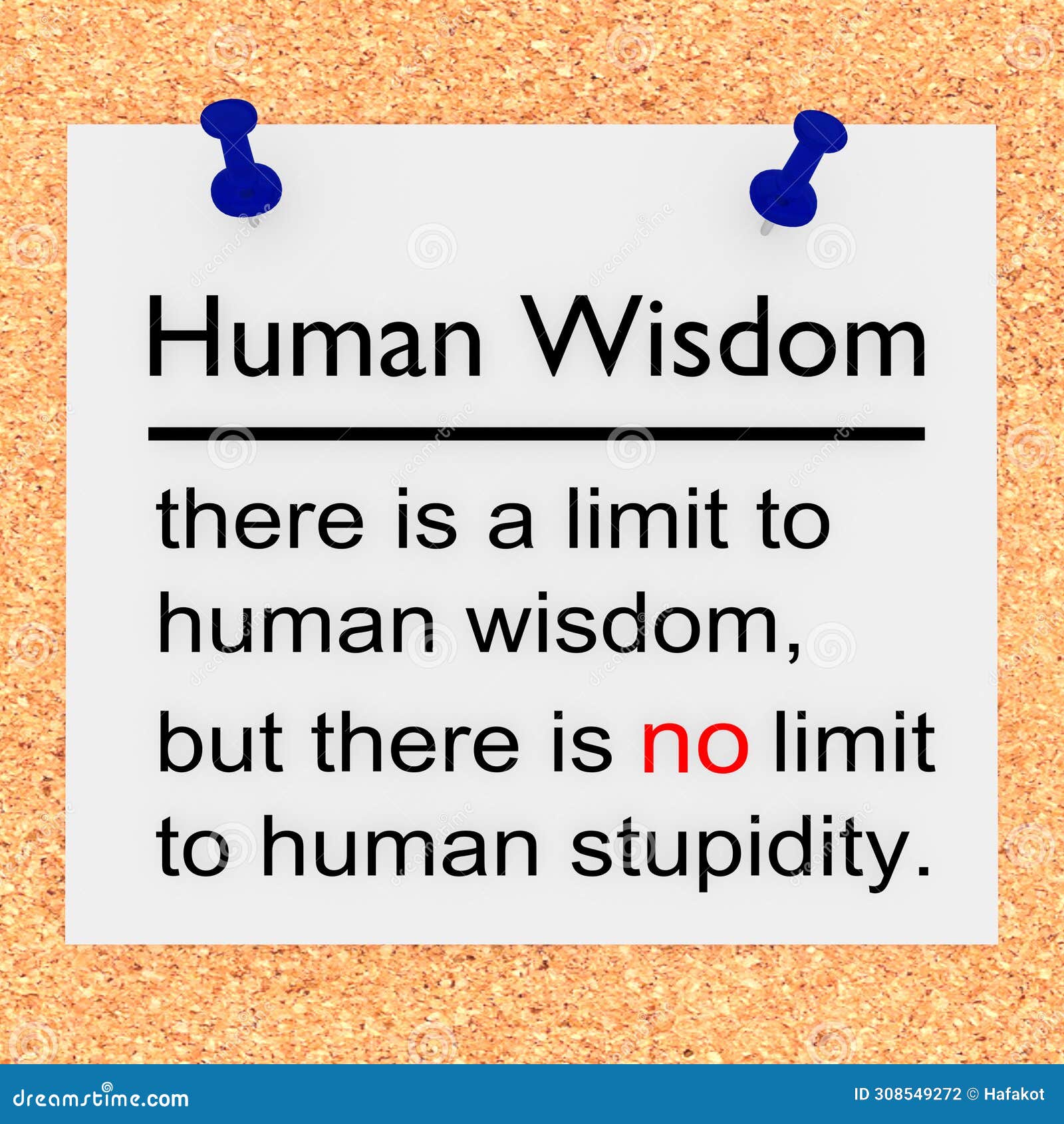 Human Wisdom concept stock illustration. Illustration of corkboard ...