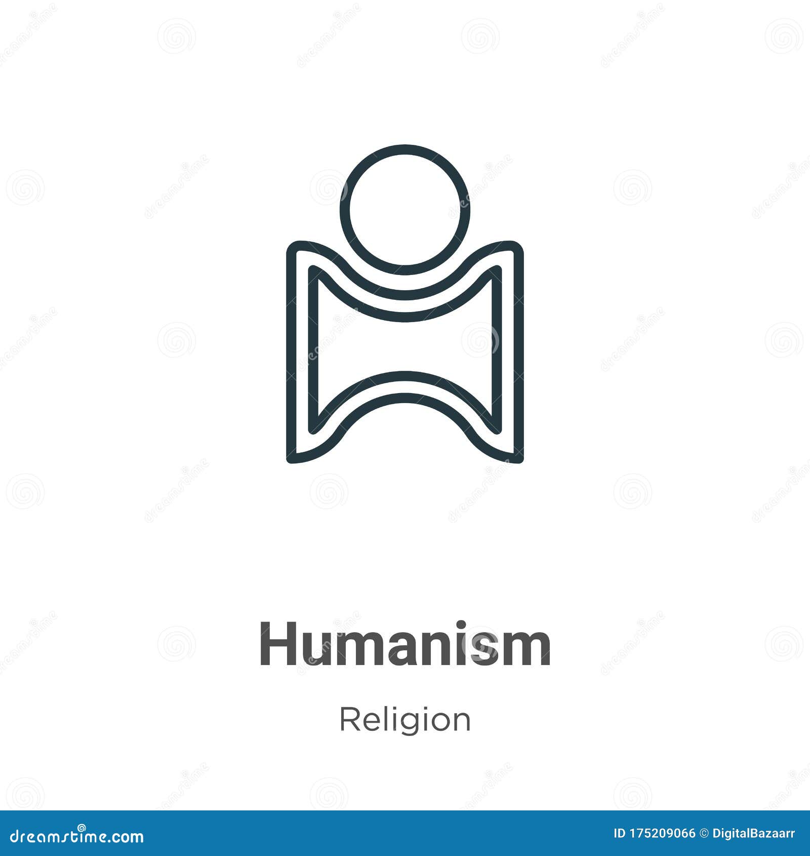 Humanism Vector Icon Isolated On Transparent Background, Linear ...