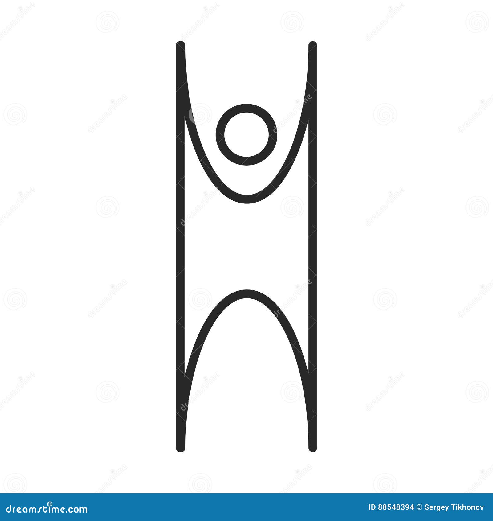 Humanismsymbolsymbol stock illustrationer. Illustration av pappa - 88548394