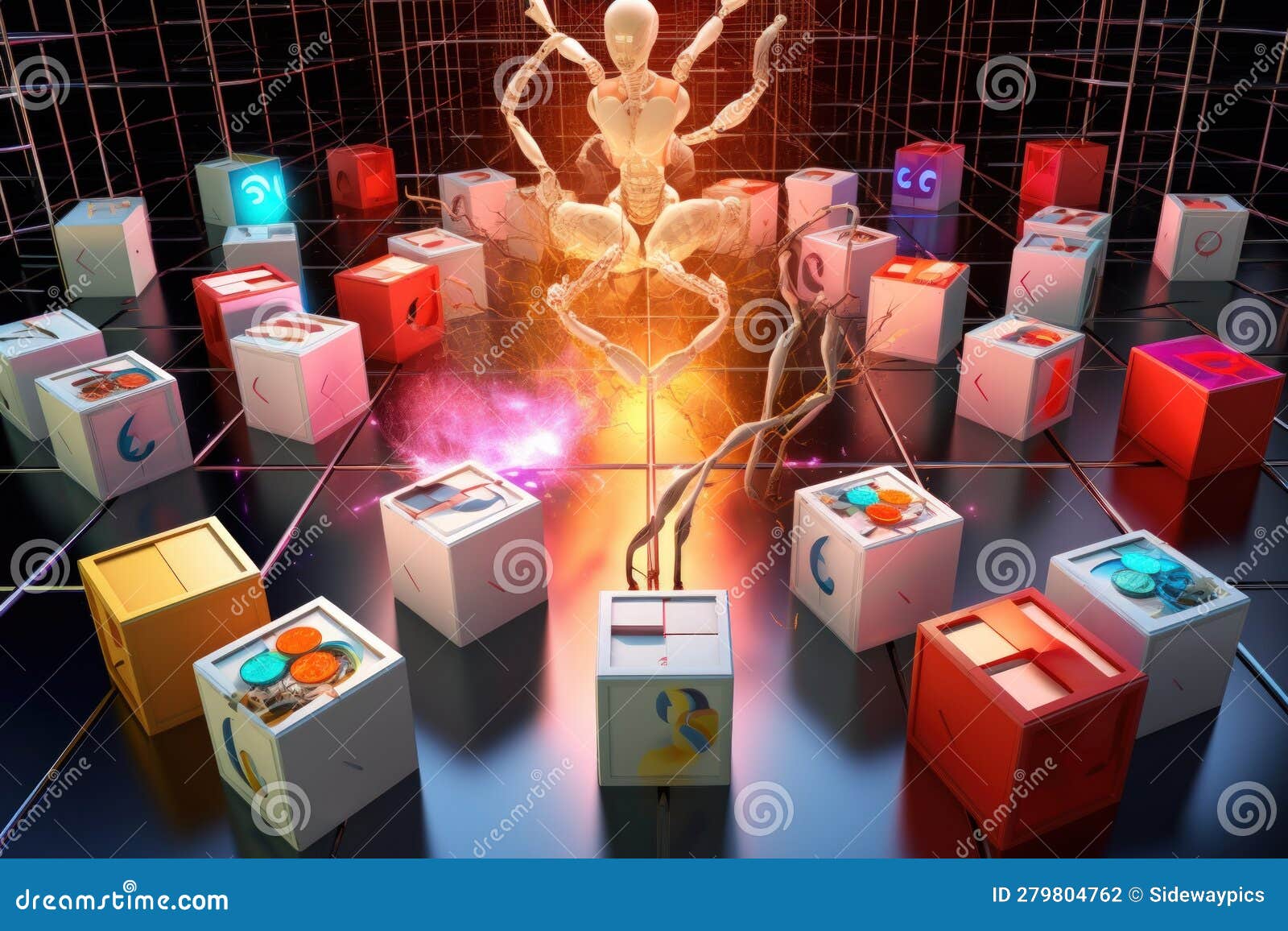 Humanitarian Aid - Generative AI Stock Illustration - Illustration of ...