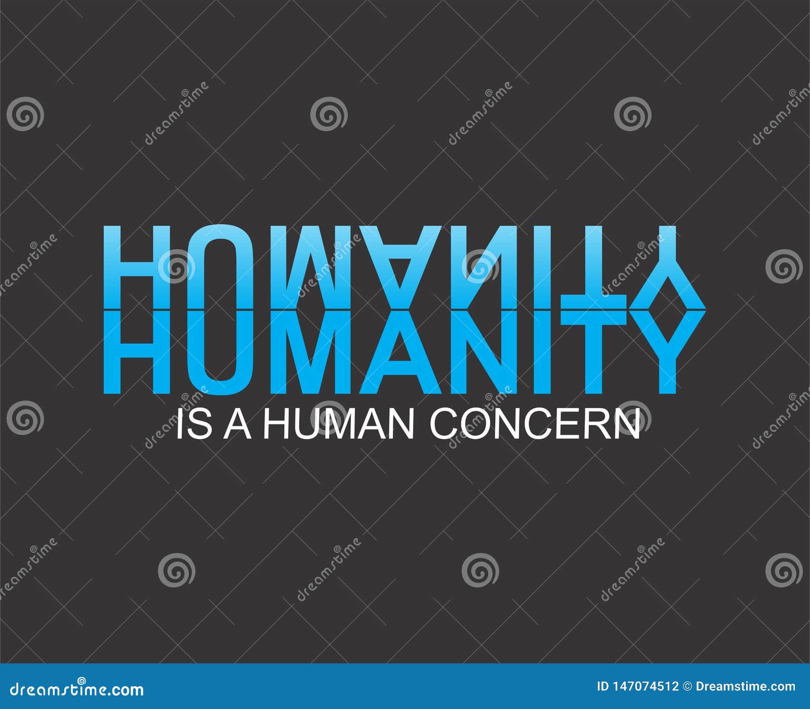 Humanity is human concern stock illustration. Illustration of human ...