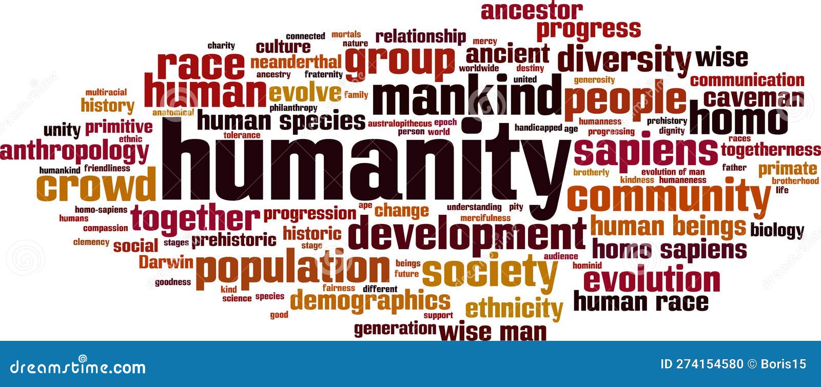 Humanity word cloud stock vector. Illustration of human - 274154580