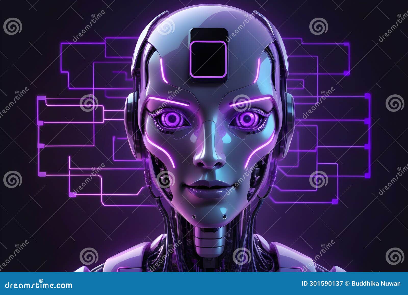 Humanized Face Robot with Technology Connections with Multiple Devices ...