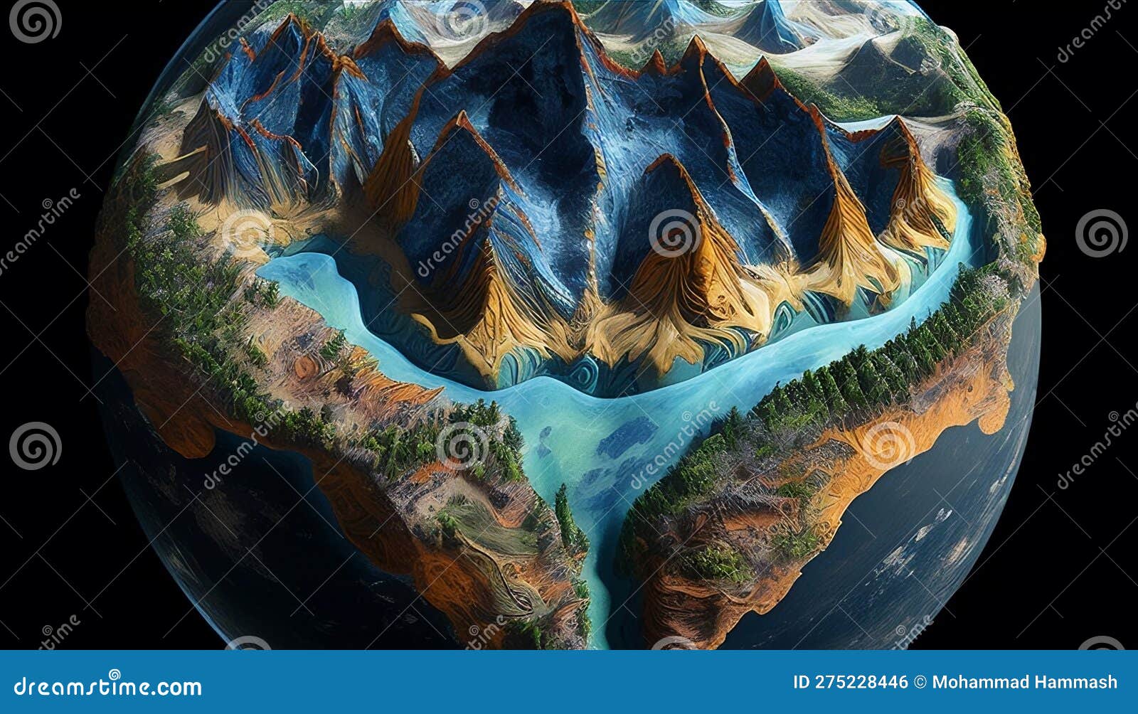 Humanized Planet: a Majestic, Meandering, and Lush Hyper-Realistic ...