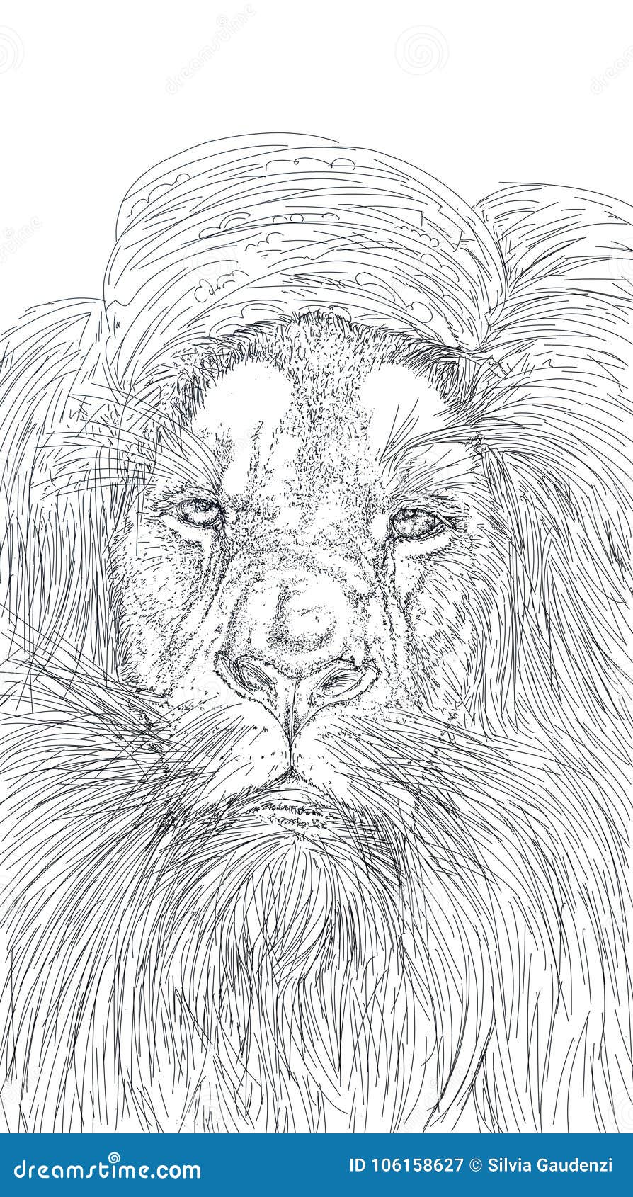 A Humanized Realistic Lion, Dressed In A Hat Royalty-Free Stock ...