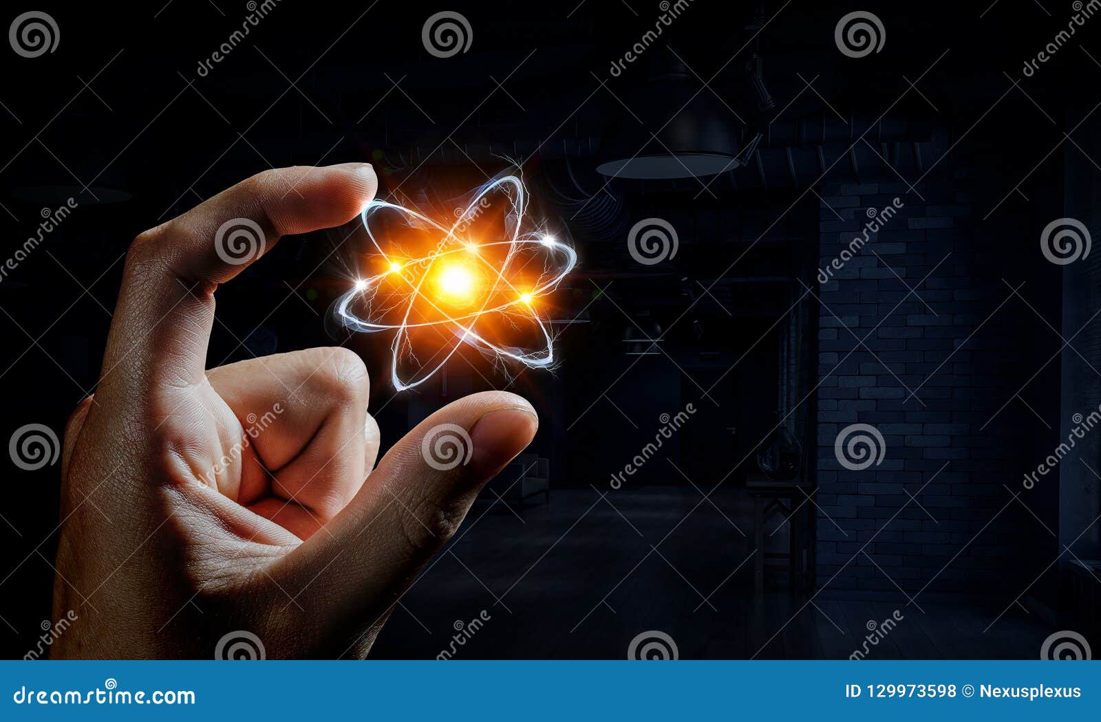 Humankind and science stock illustration. Illustration of molecular ...