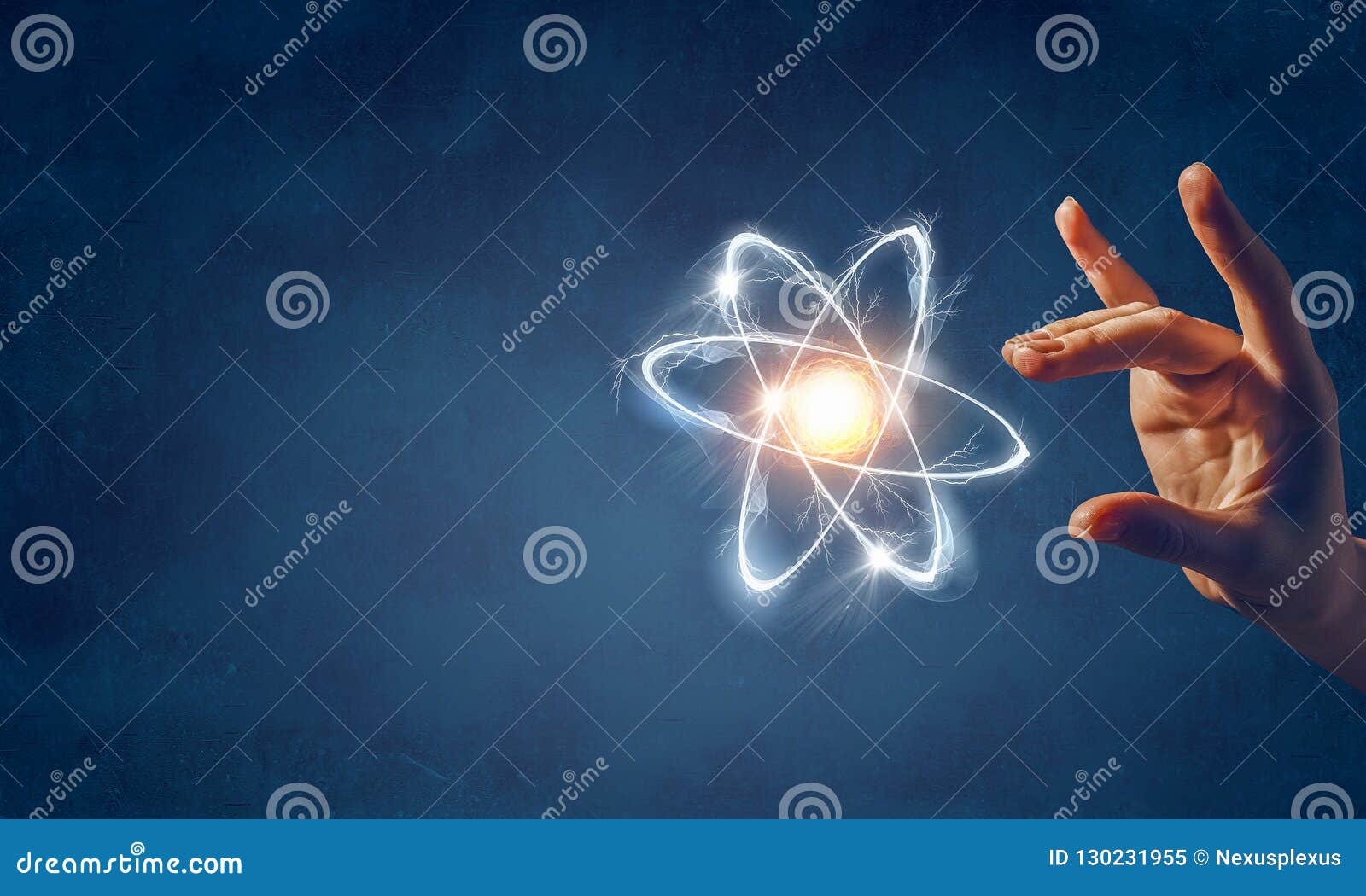 Humankind and science stock illustration. Illustration of molecular ...