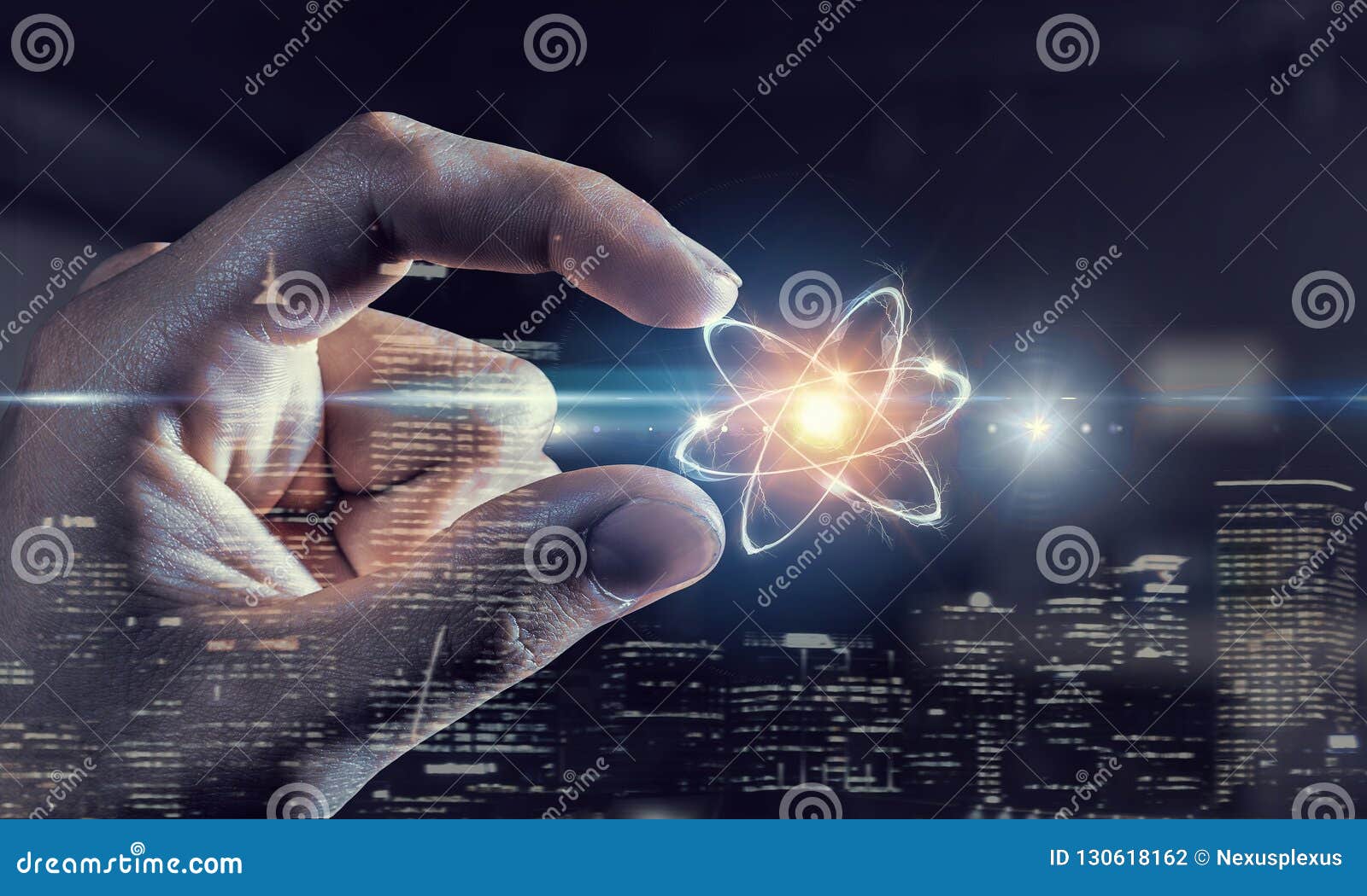 Humankind and science stock photo. Image of nucleus - 130618162