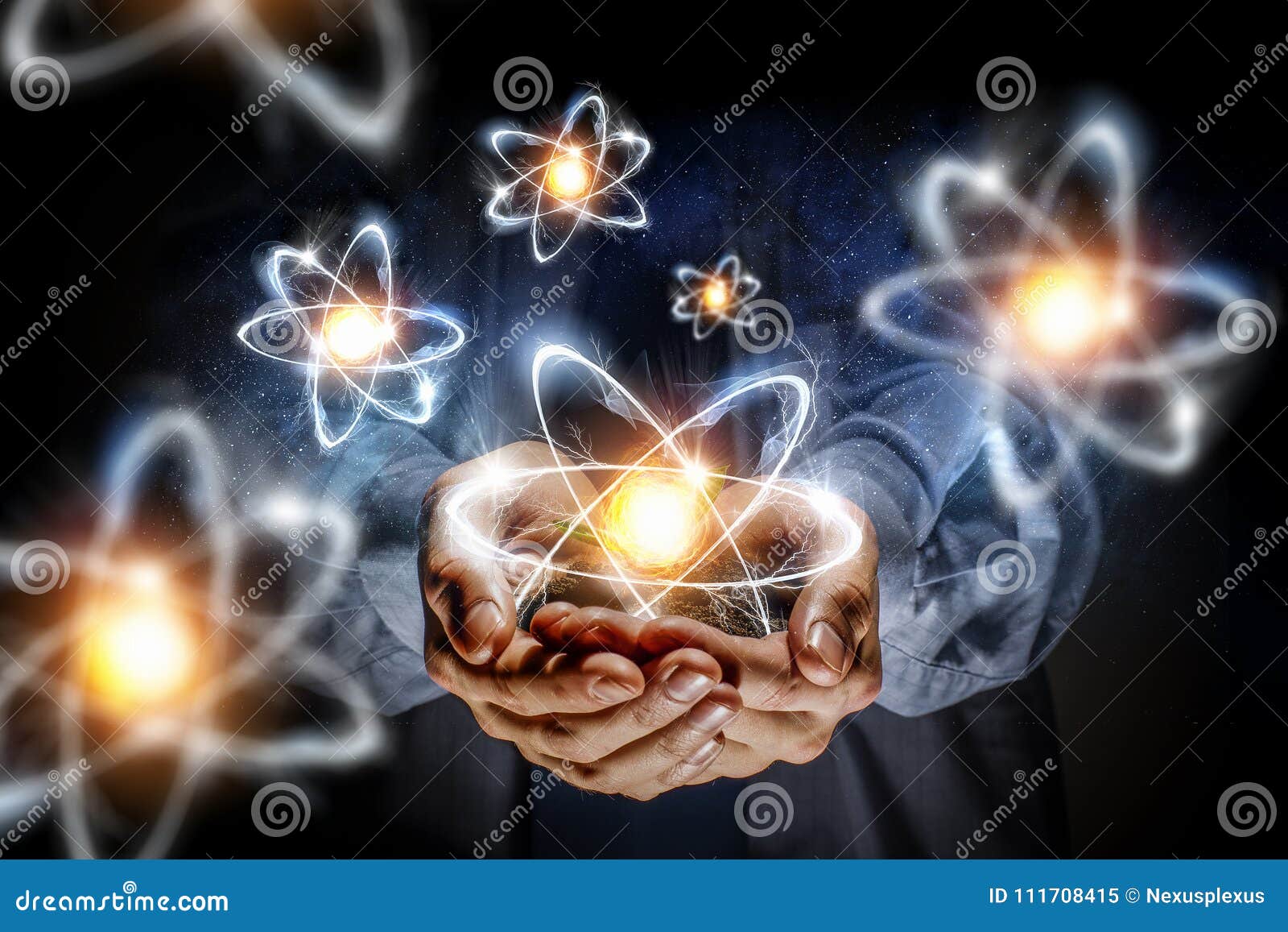 Humankind and science stock image. Image of nucleus - 111708415