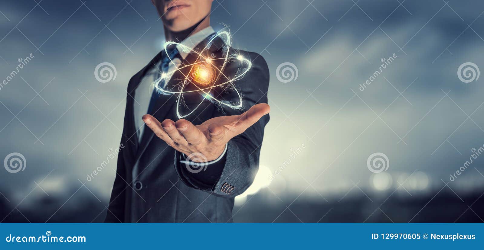 Humankind and science stock illustration. Illustration of finger ...