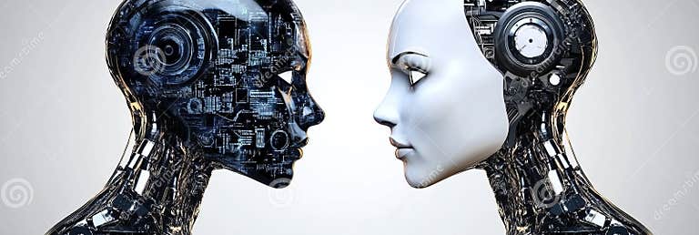 Humankind Vs. Artificial Intelligence Anthropomorphic Robots Face Off ...