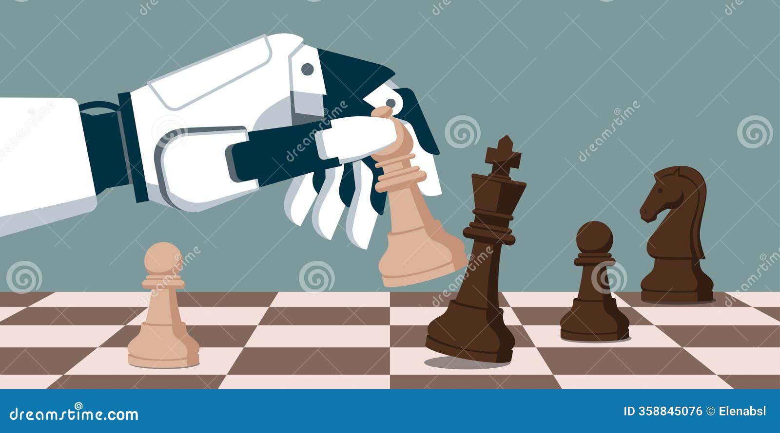 Robot Is Winning The Race Against Humans Royalty-Free Stock Image ...