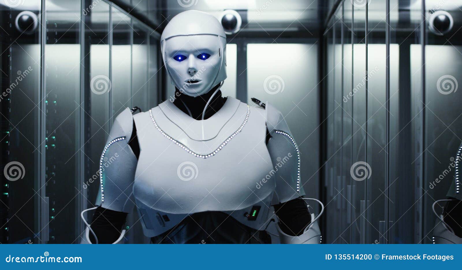 Robot Arm Checking Inspect And Harvest And Monitor Operation Harvesting ...